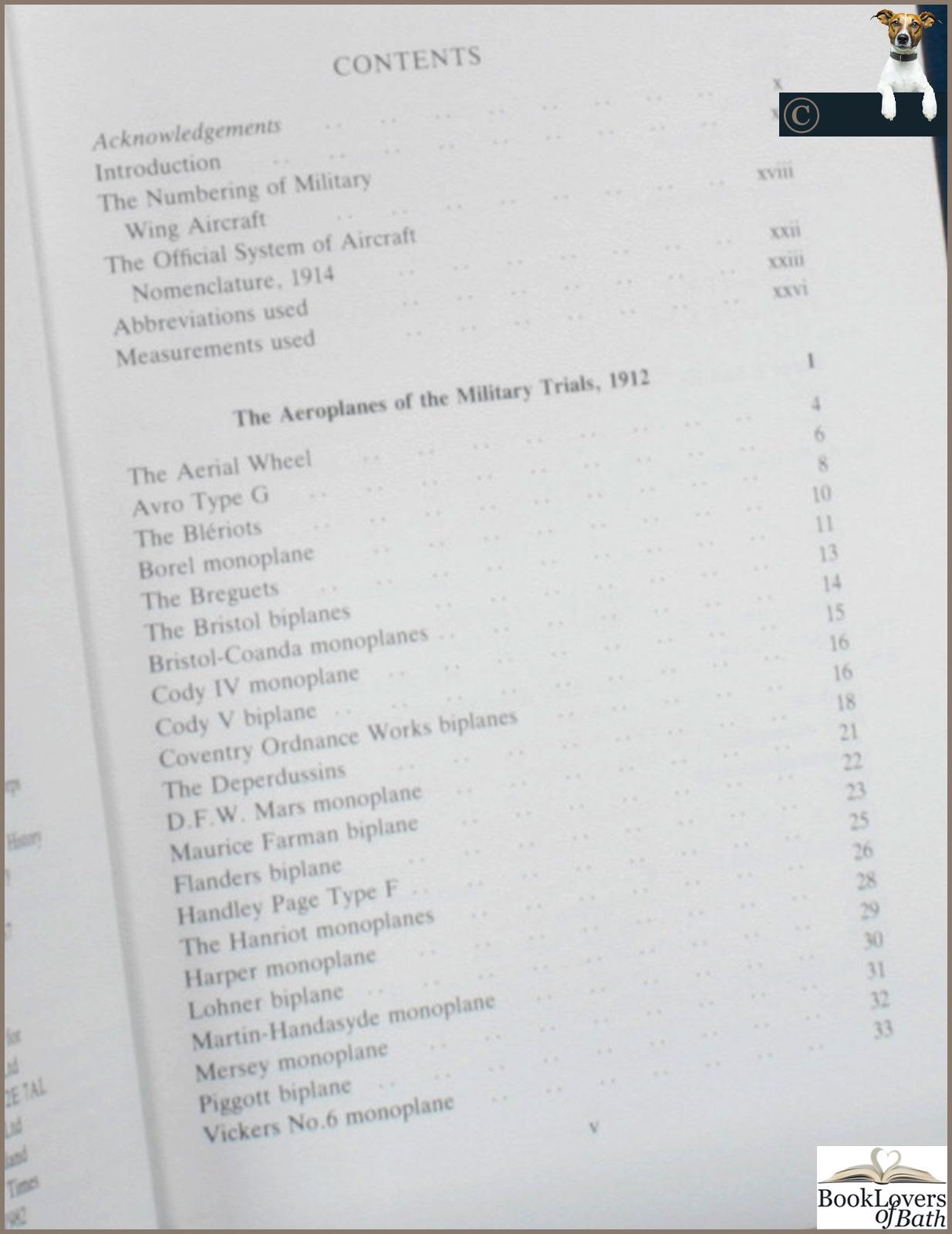 The Aeroplanes of the Royal Flying Corps (Military Wing) by J. M. (John ...