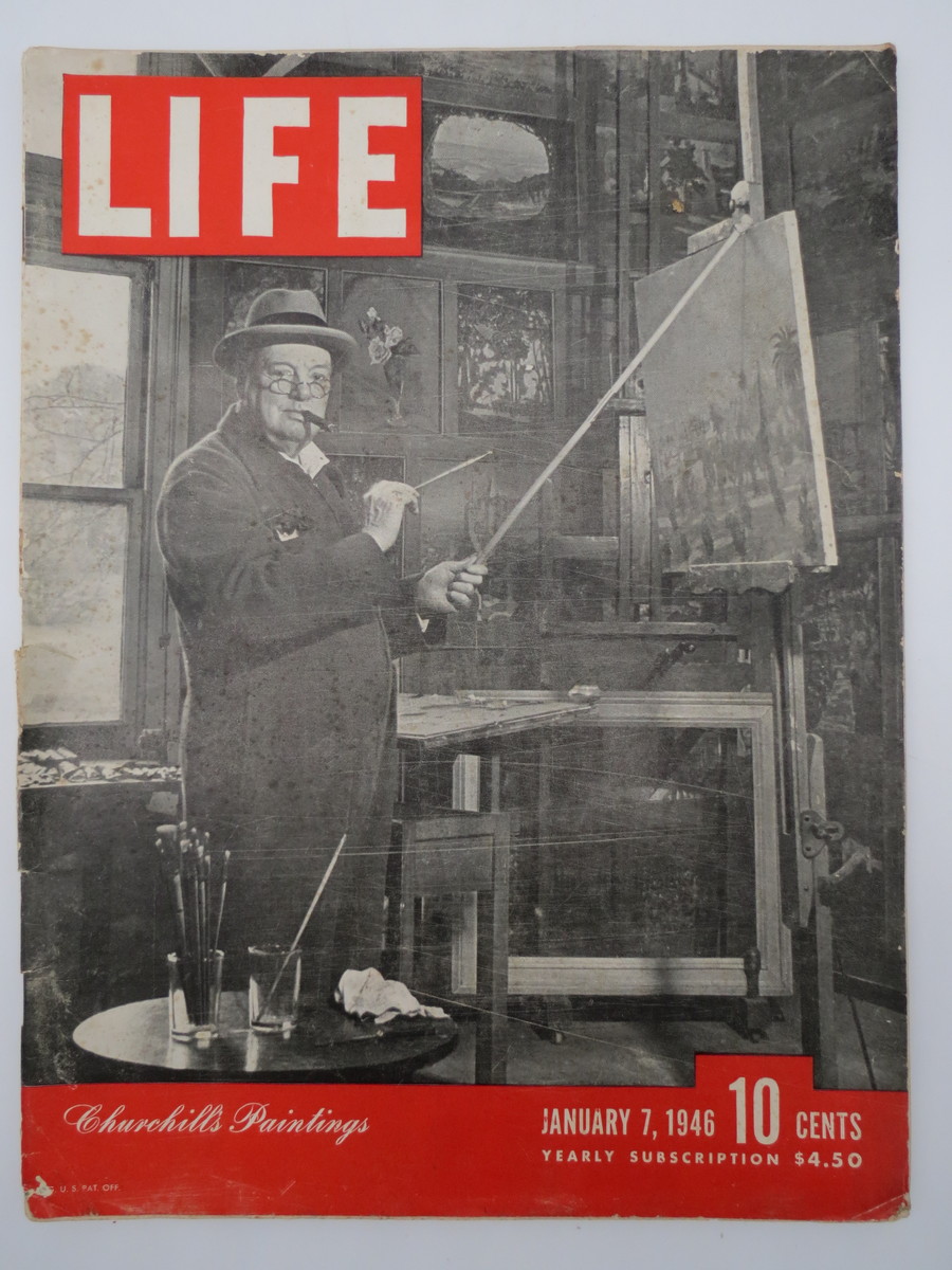 LIFE MAGAZINE, JANUARY 7, 1946 (CHURCHILL'S PAINTINGS) by Luce, Henry R ...