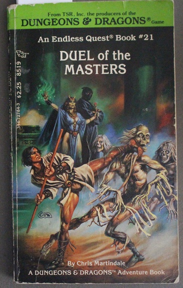 Duel of the Masters. (ENDLESS QUEST Series; Advanced Dungeons and Dragons Adventure Gamebook, No ...