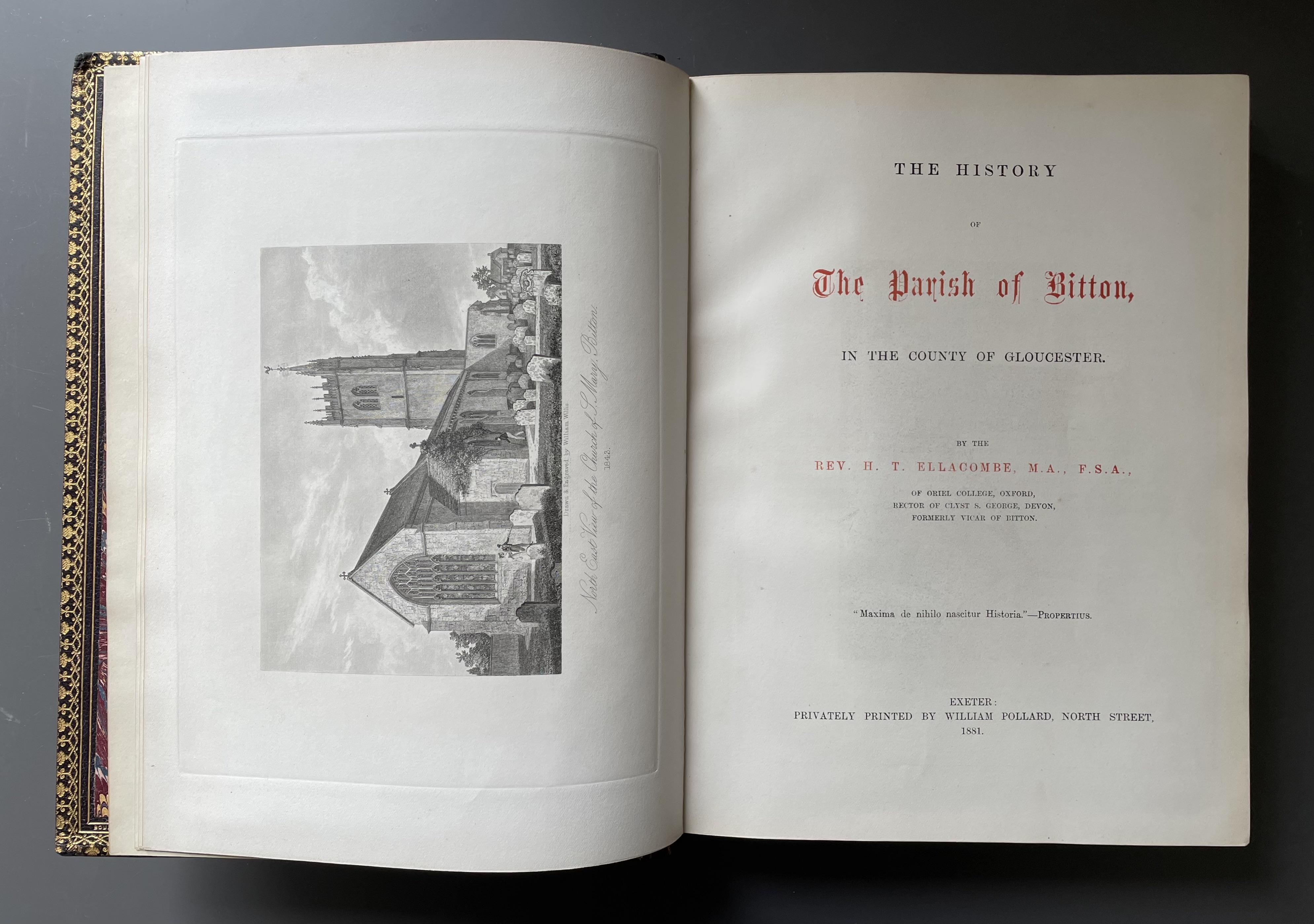 History of the Parish of Bitton in the County of Gloucester by ...