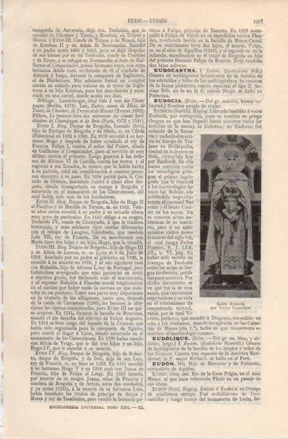 LAMINA V12666: Santa Eudocia, por V. Vasnetsov von Varios: (1924 ...