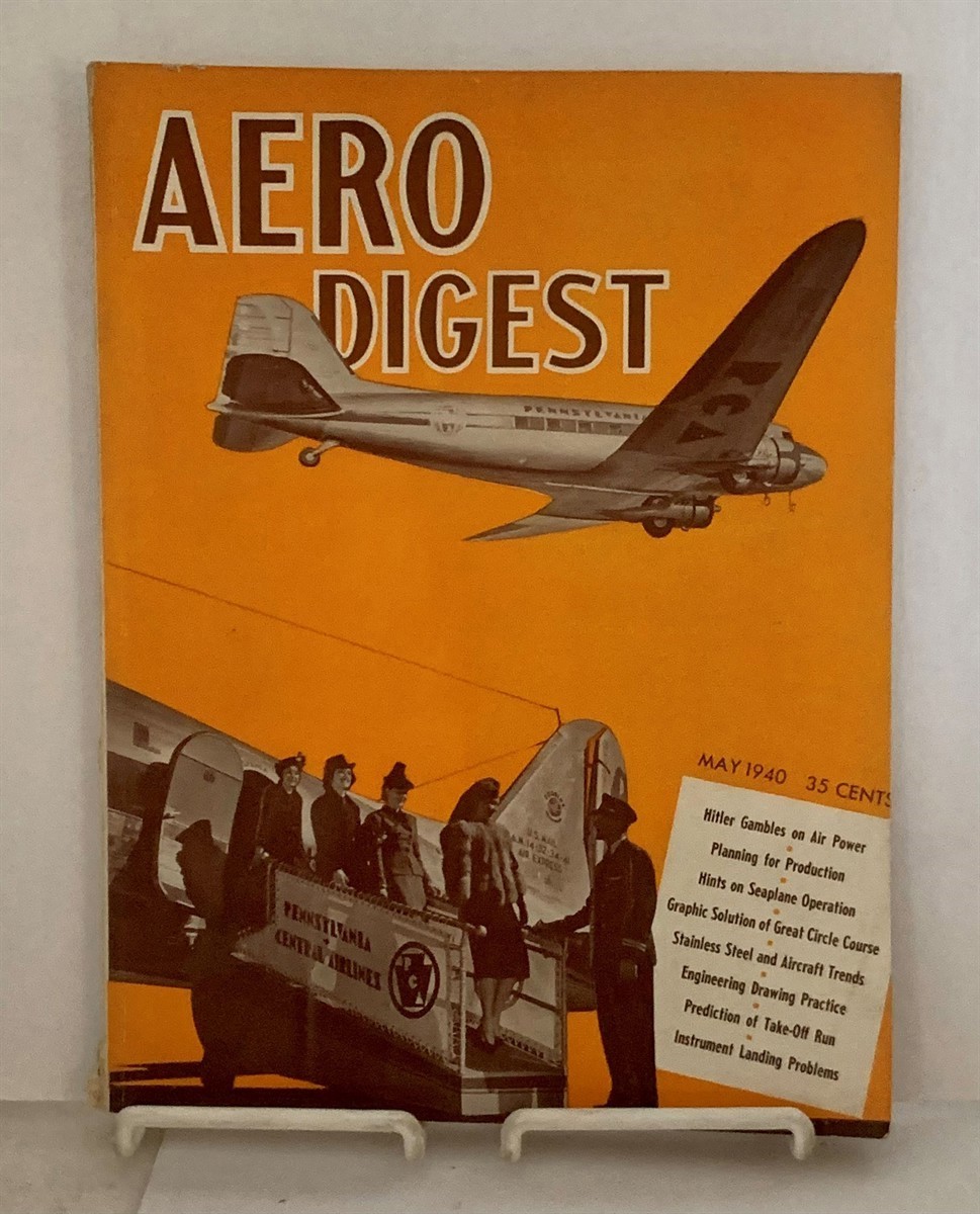 AERO Digest May 1940; Vol. 36, No. 5 by McLaughlin, George F. (editor ...