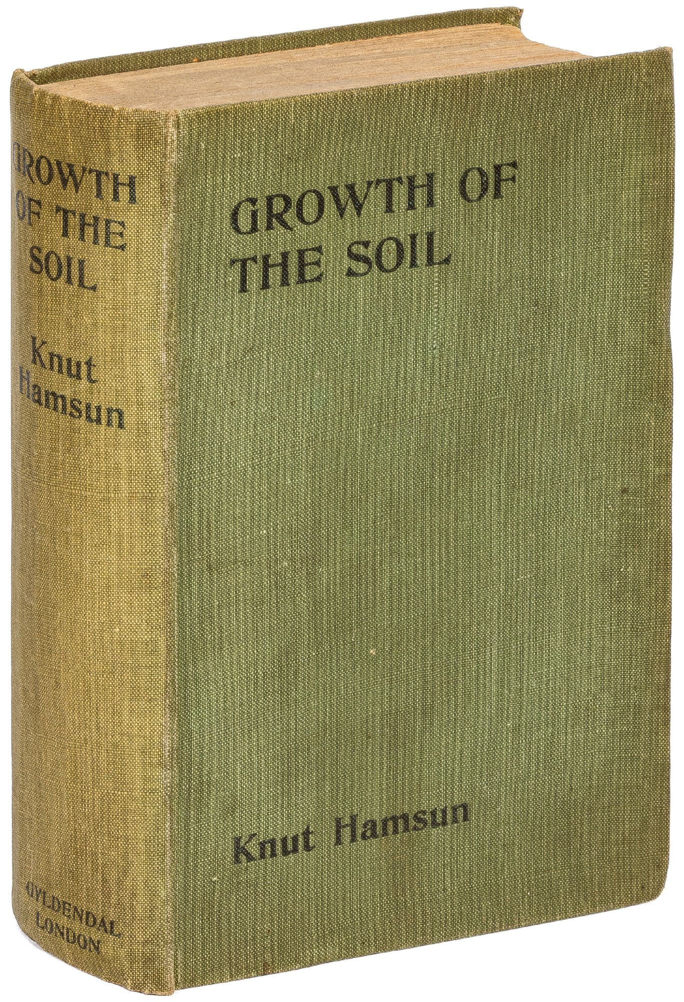 Growth of the Soil by HAMSUN, Knut: Very Good Hardcover (1921 ...