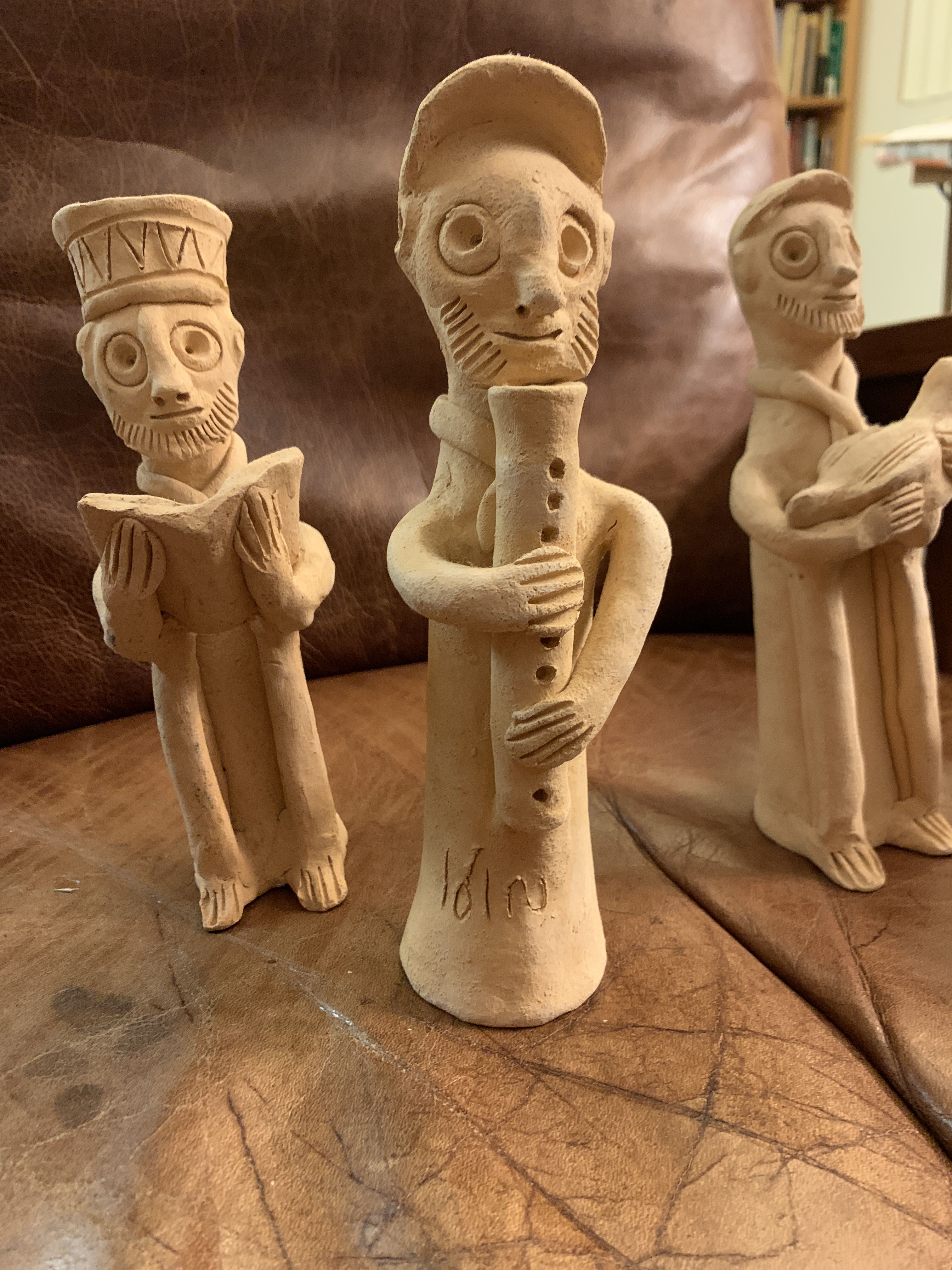 Falasha Three Beta Israel Sacred Ceramic Celebrants Handmade in Israel ...