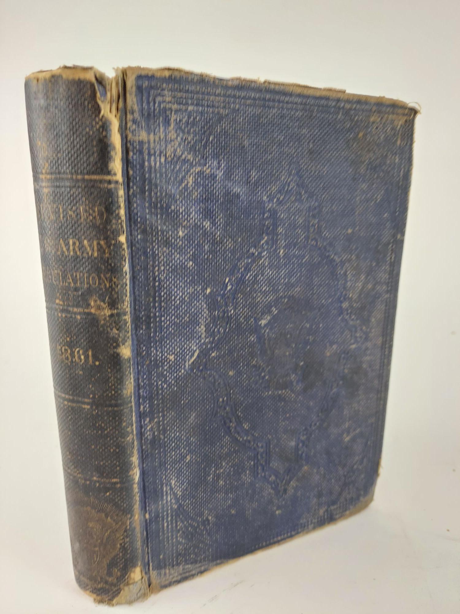 REVISED REGULATIONS FOR THE ARMY OF THE UNITED STATES 1861 [SIGNED ...