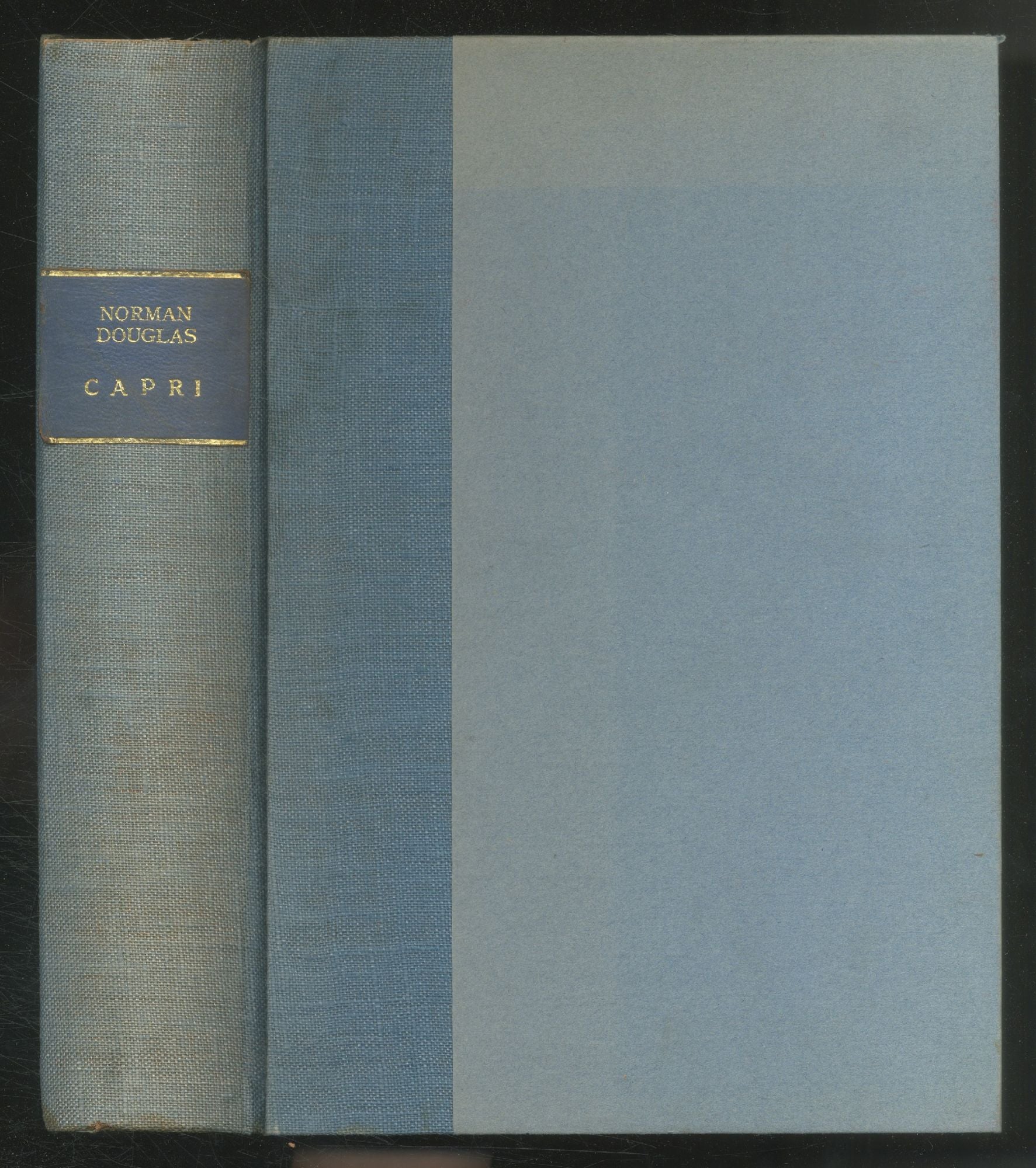 Capri: Materials for a Description of the Island by DOUGLAS, Norman ...