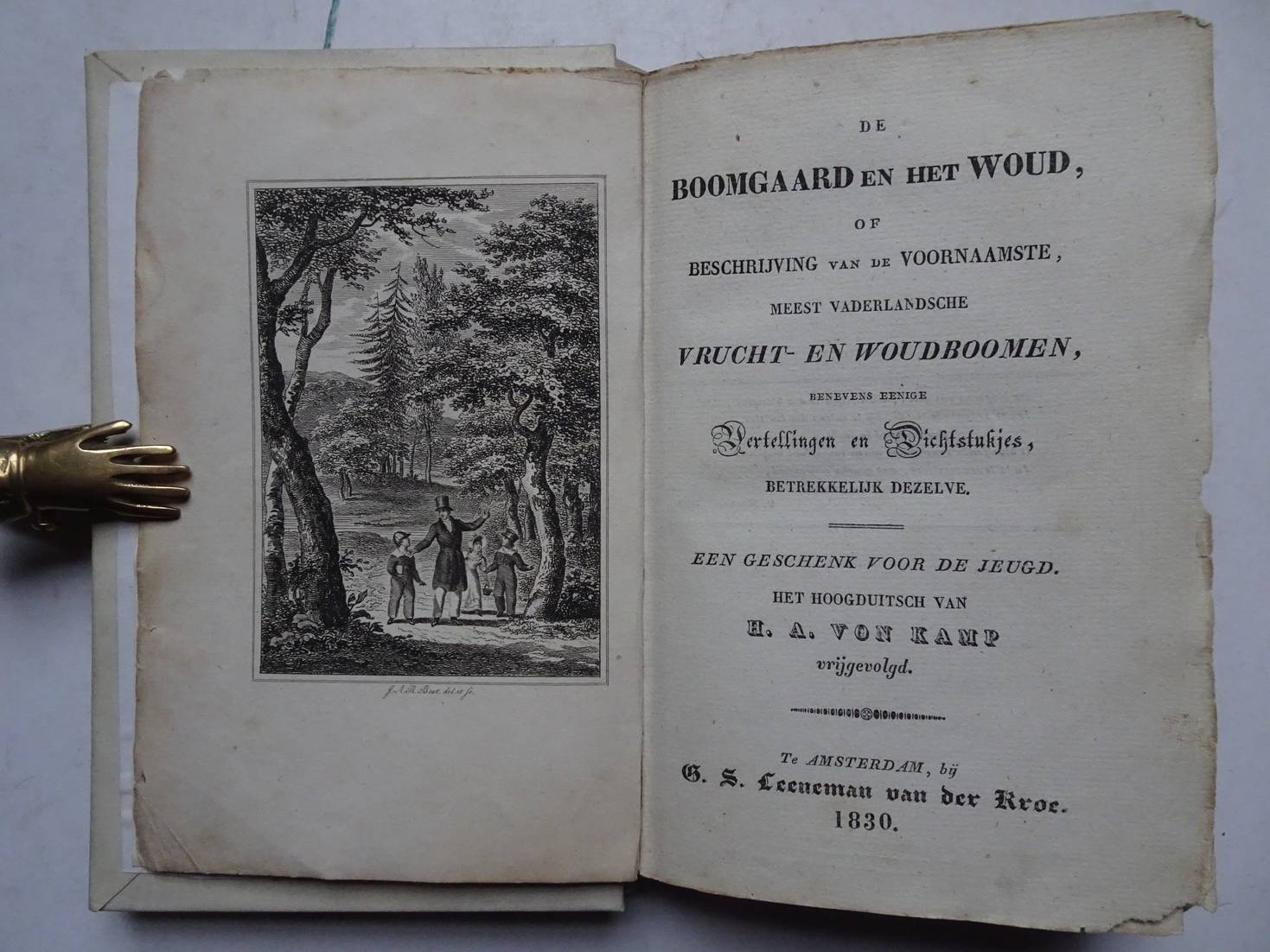 De boomgaard en het woud of beschrijving van de voornaamste, meest ...