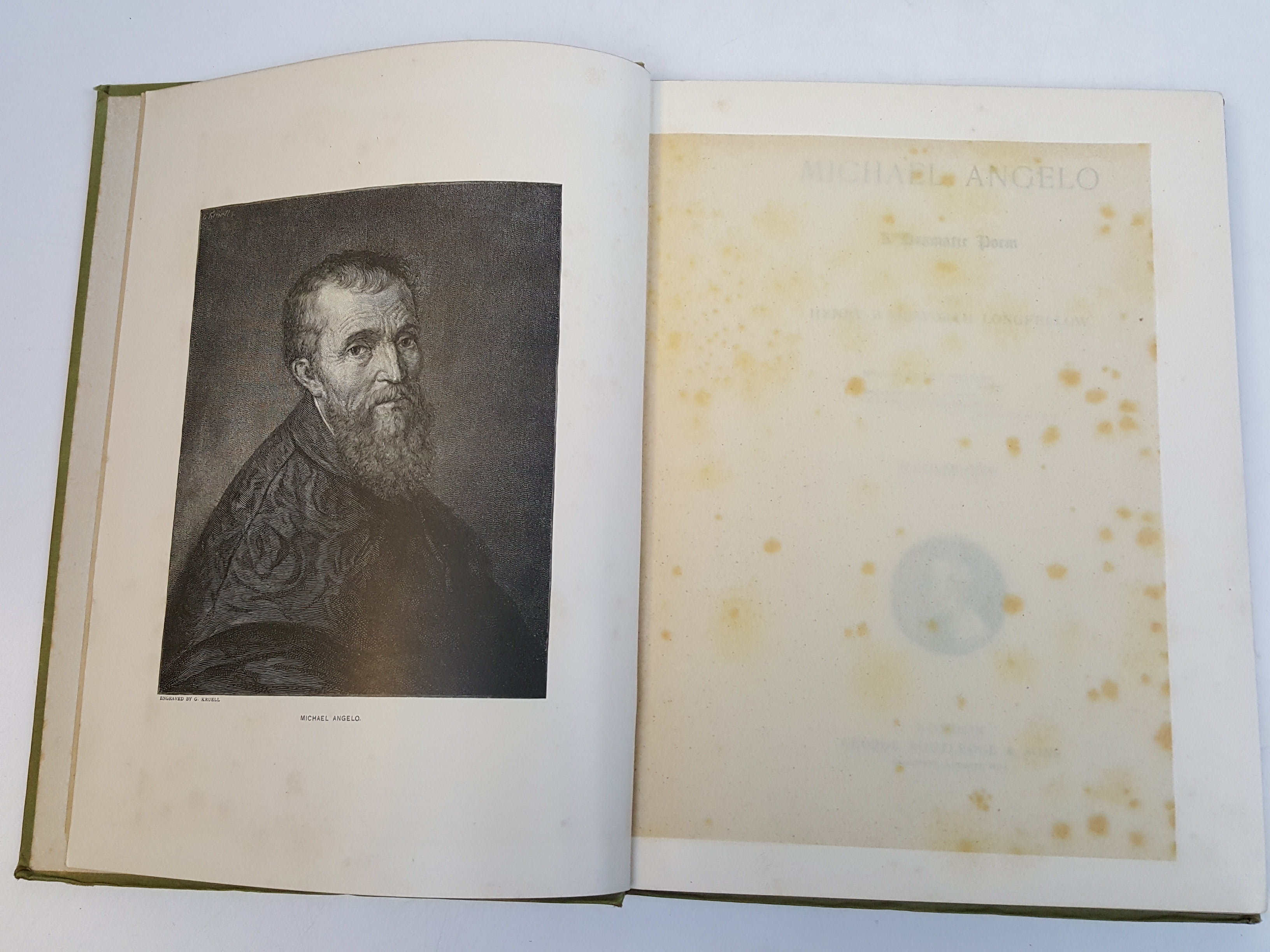 Michael Angelo , A Dramatic Poem by Longfellow, Henry Wadsworth ...