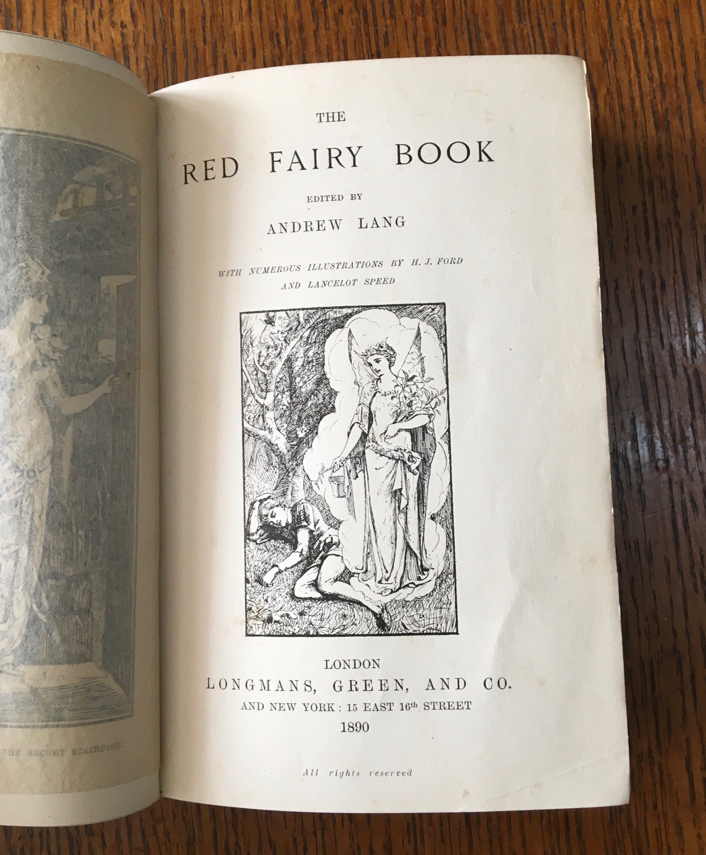 THE RED FAIRY BOOK. by LANG. ANDREW. (Leonora Lang - uncredited), Edit ...
