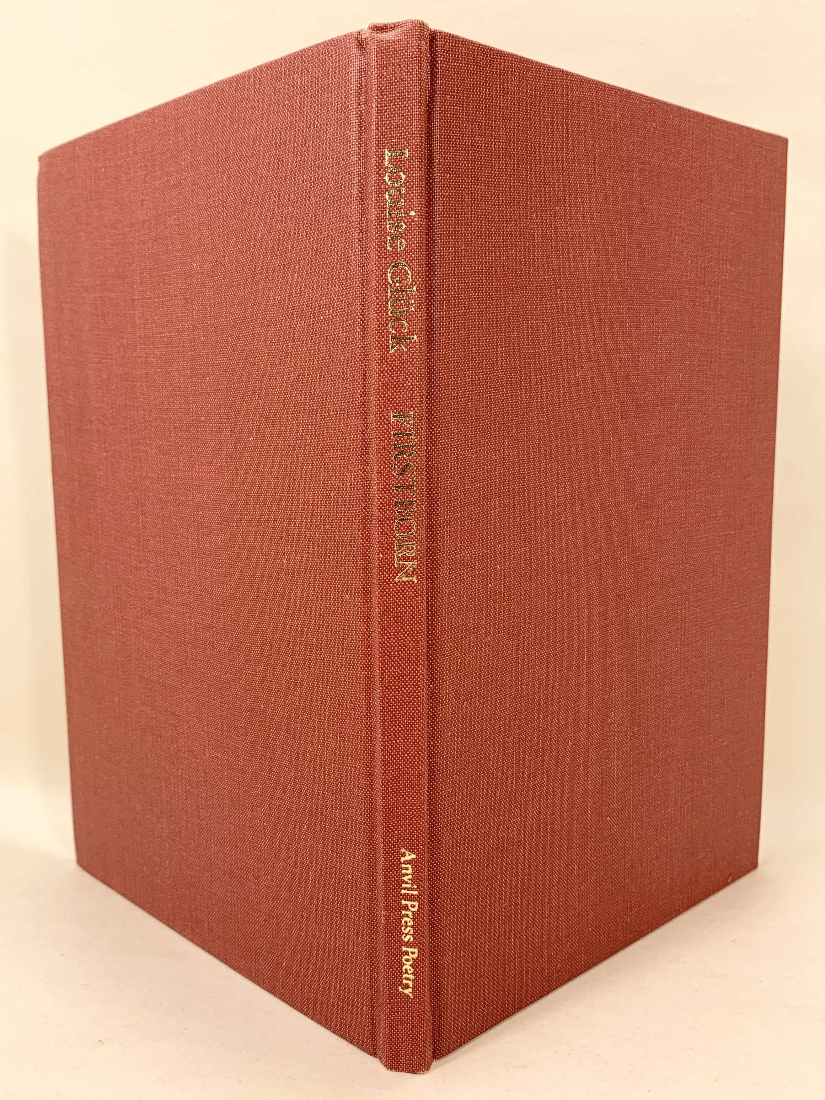 First Born by Gluck, Louise: Fine Hardcover (1969) First English ...