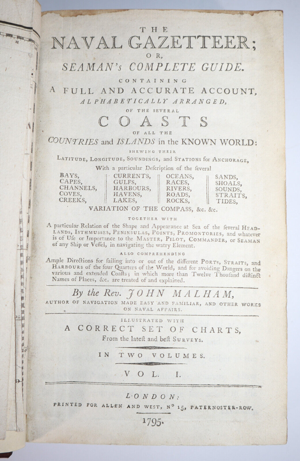 The Naval Gazetteer; or, Seaman's Complete Guide. Containing a Full and ...