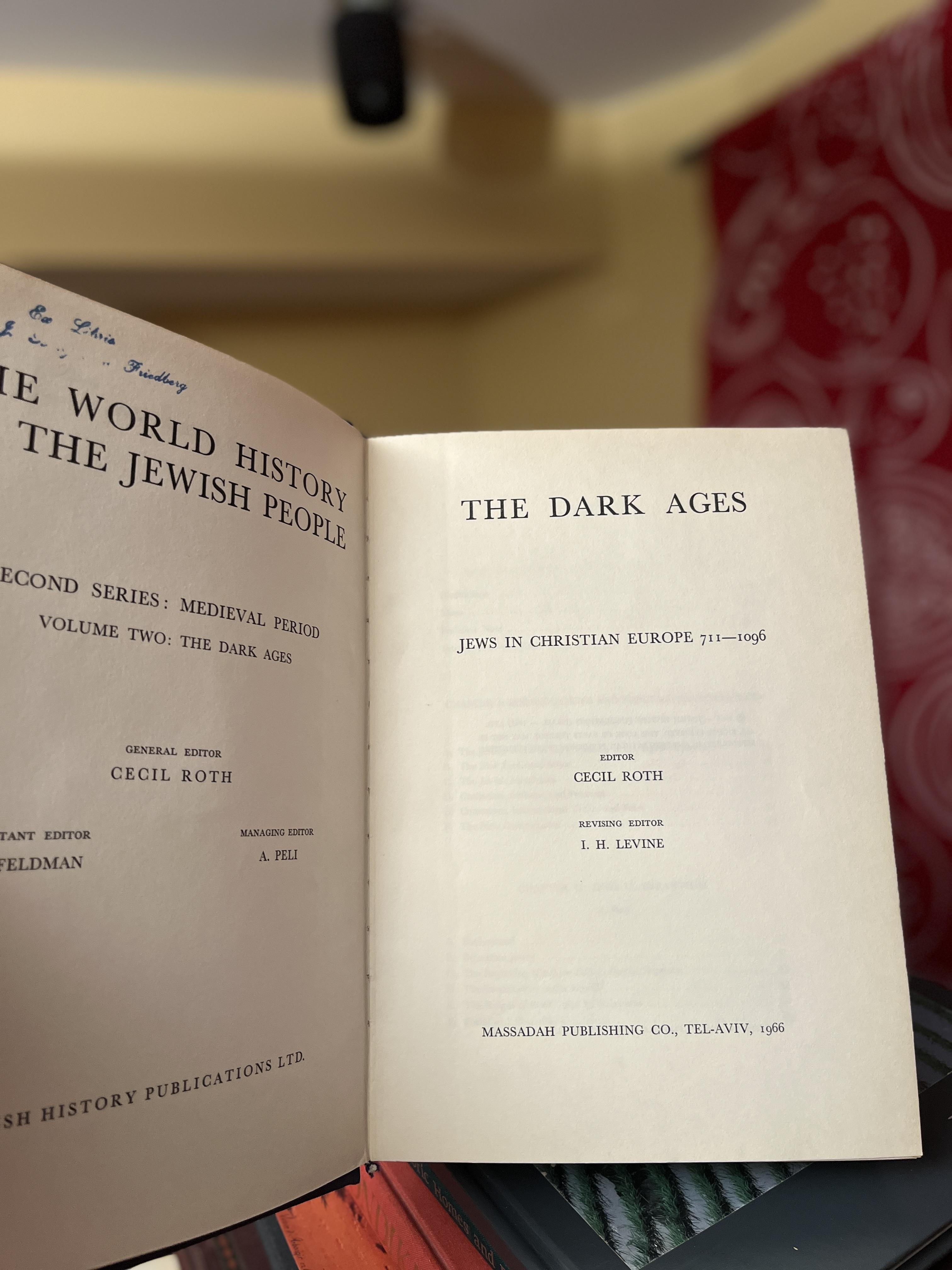 The World History of the Jewish People. Second Series: Medieval Period ...