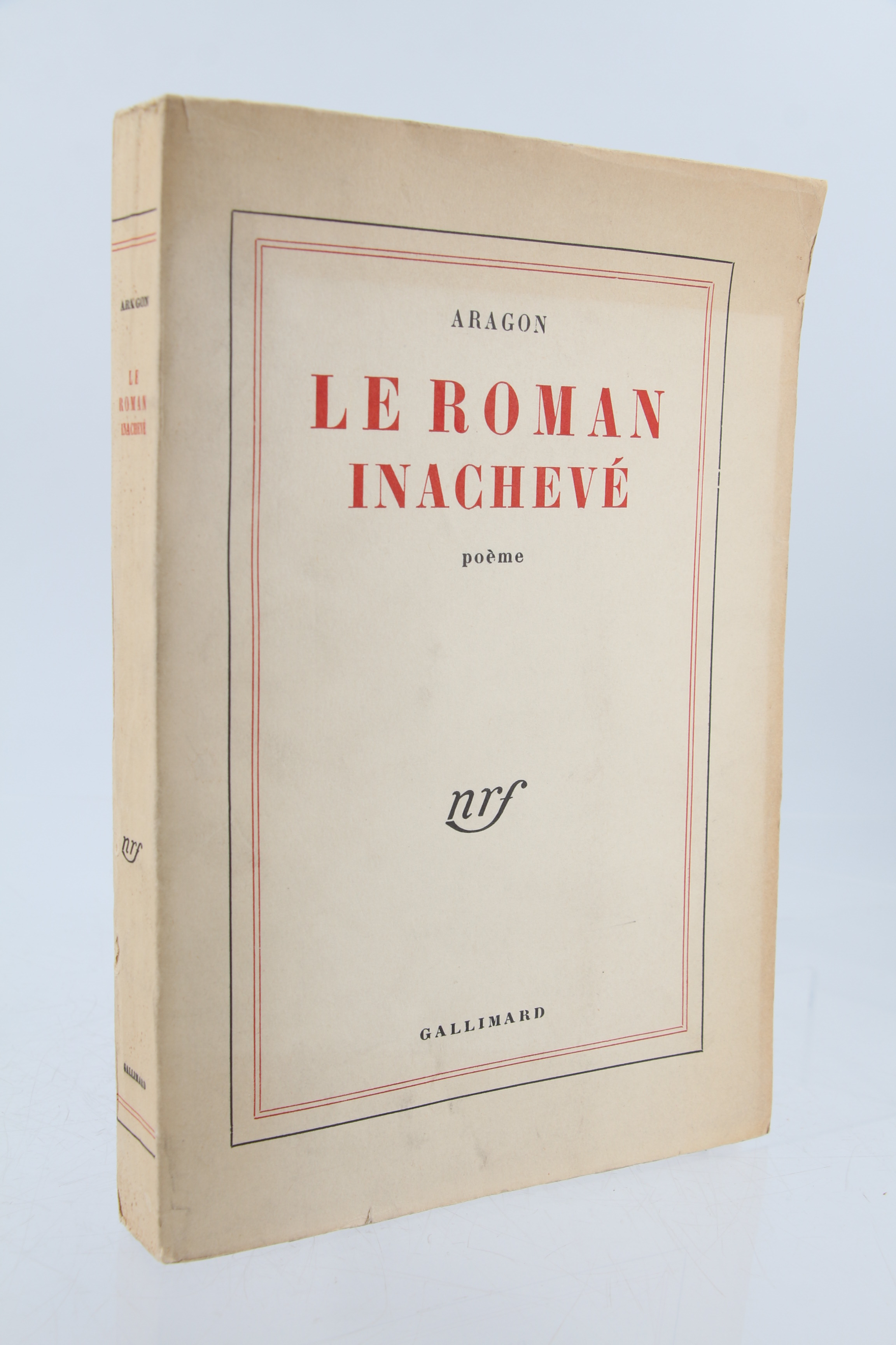 Le roman inachevé [L'affiche rouge] by ARAGON Louis (MANOUCHIAN Missak ...