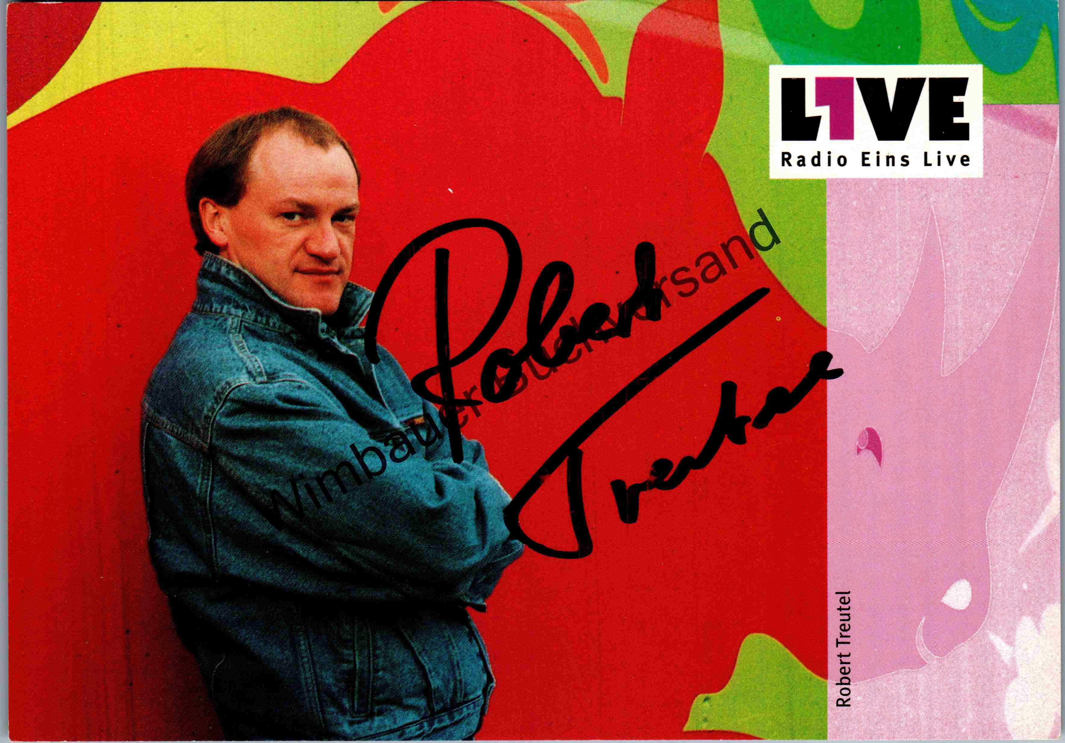 Original Autogramm Robert Treutel Bodo Bach /// Autogramm Autograph signiert signed signee von ...