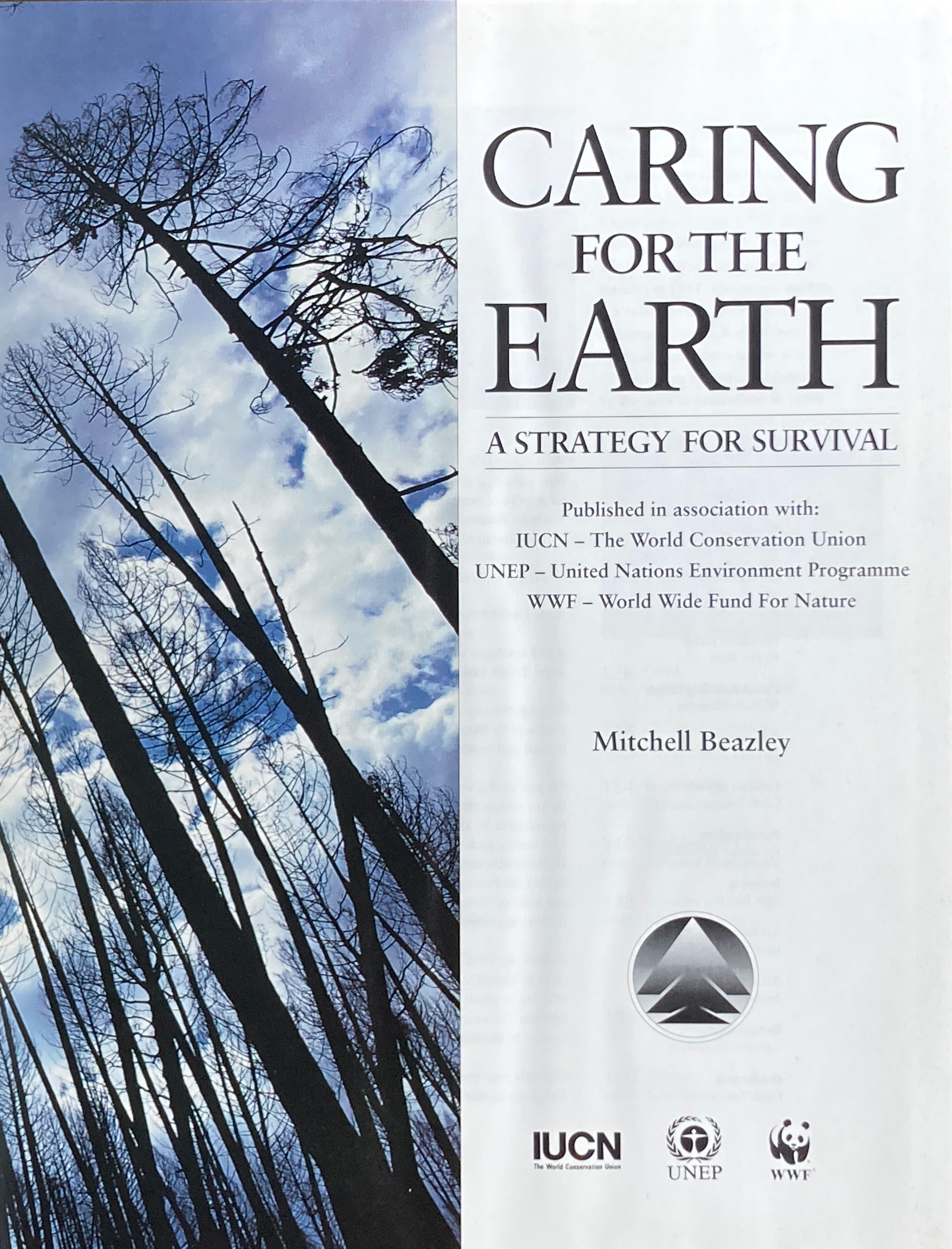 Caring for the earth: a strategy for survival by Few, R. (ed.): Good ...