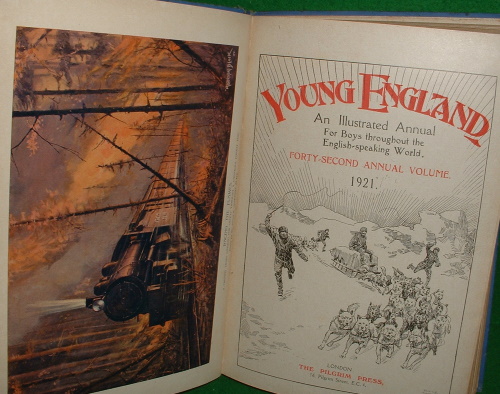 YOUNG ENGLAND An Illustrated ANNUAL for Boys Throughout the English ...