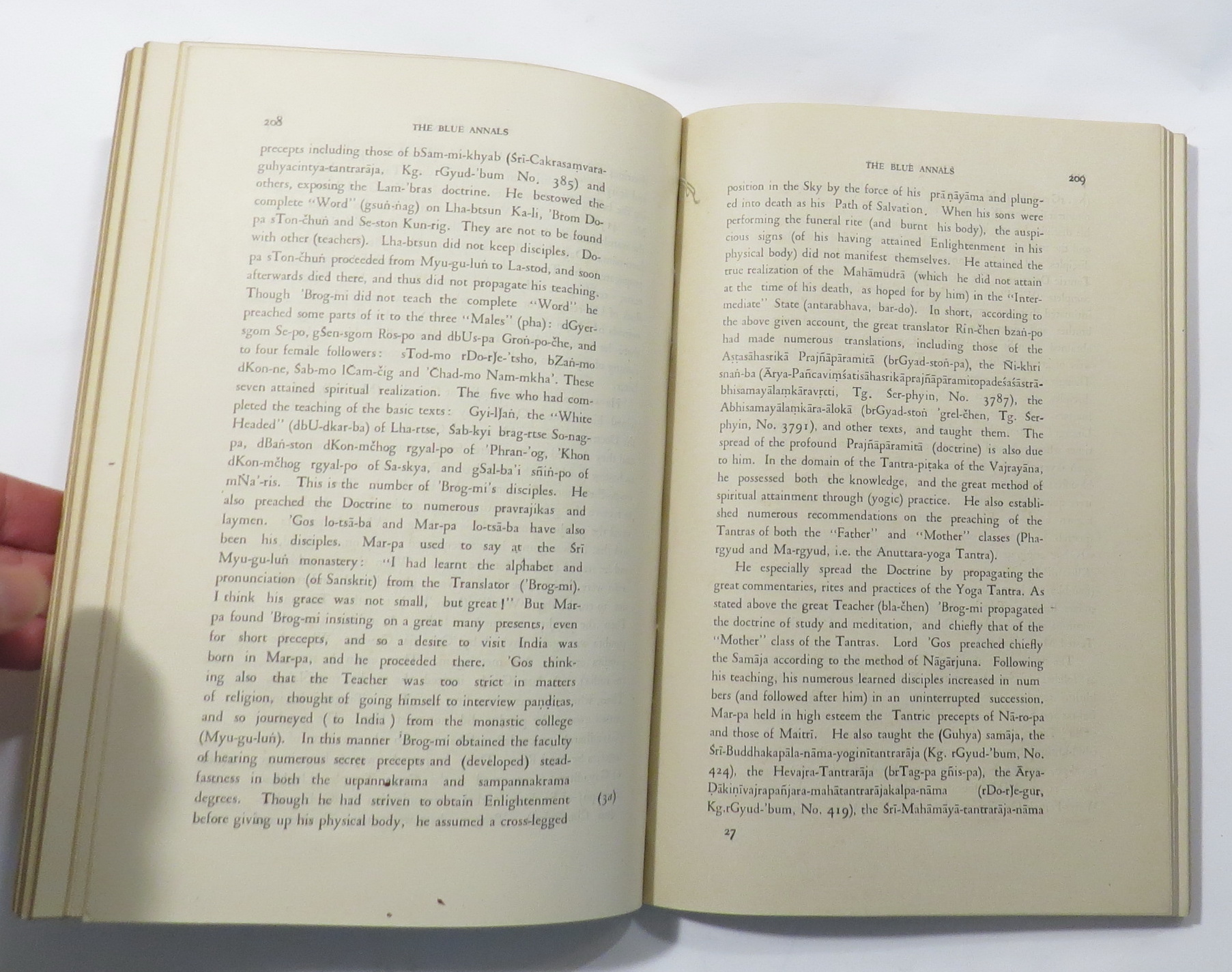 The Blue Annals : Part One [The Royal Asiatic Society of Bengal ...