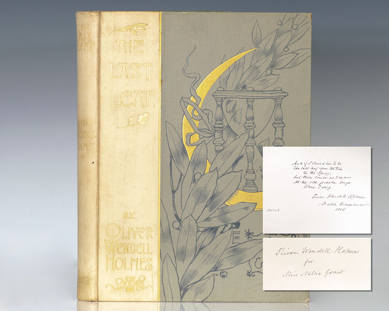 The Last Leaf. Poem. By Oliver Wendell Holmes. by Holmes, Oliver ...