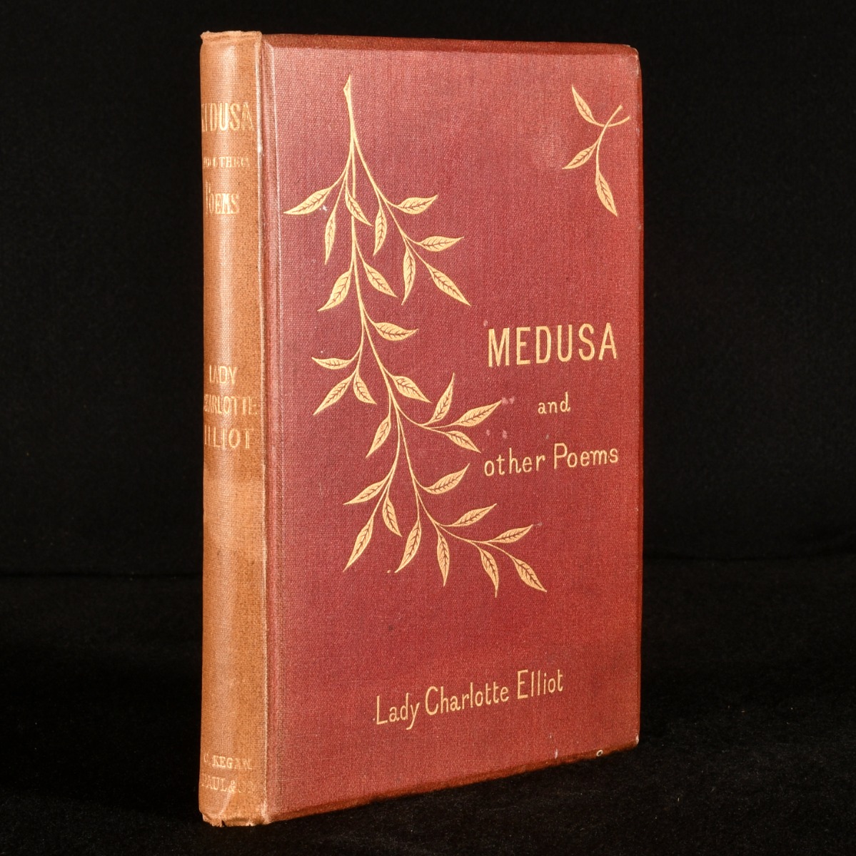 Medusa and Other Poems by Lady Charlotte Elliot: Very Good Indeed Cloth ...