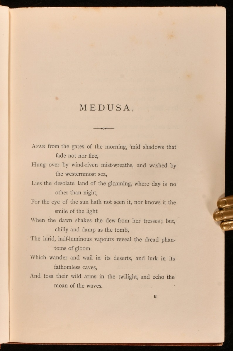 Medusa and Other Poems by Lady Charlotte Elliot: Very Good Indeed Cloth ...
