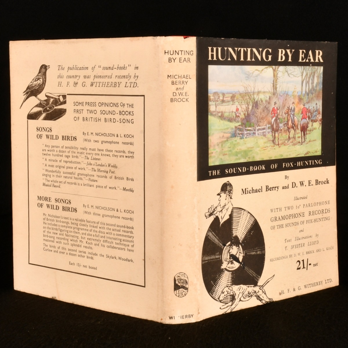 Hunting By Ear the Sound-Book of Fox Hunting by Michael Berry; D. W. E ...