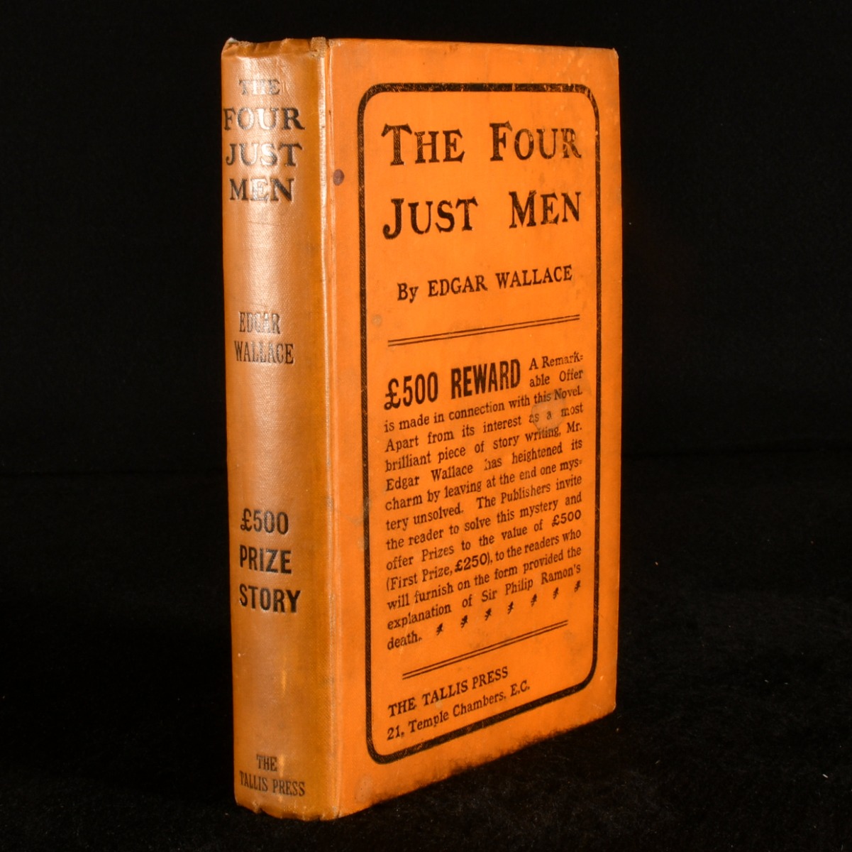 The Four Just Men von Edgar Wallace: Good Cloth (1905) First edition. | Rooke Books PBFA