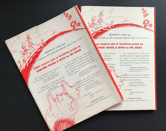 Horton Hears a Who! by Seuss, Dr: Hardcover (pictorial boards) (1954 ...