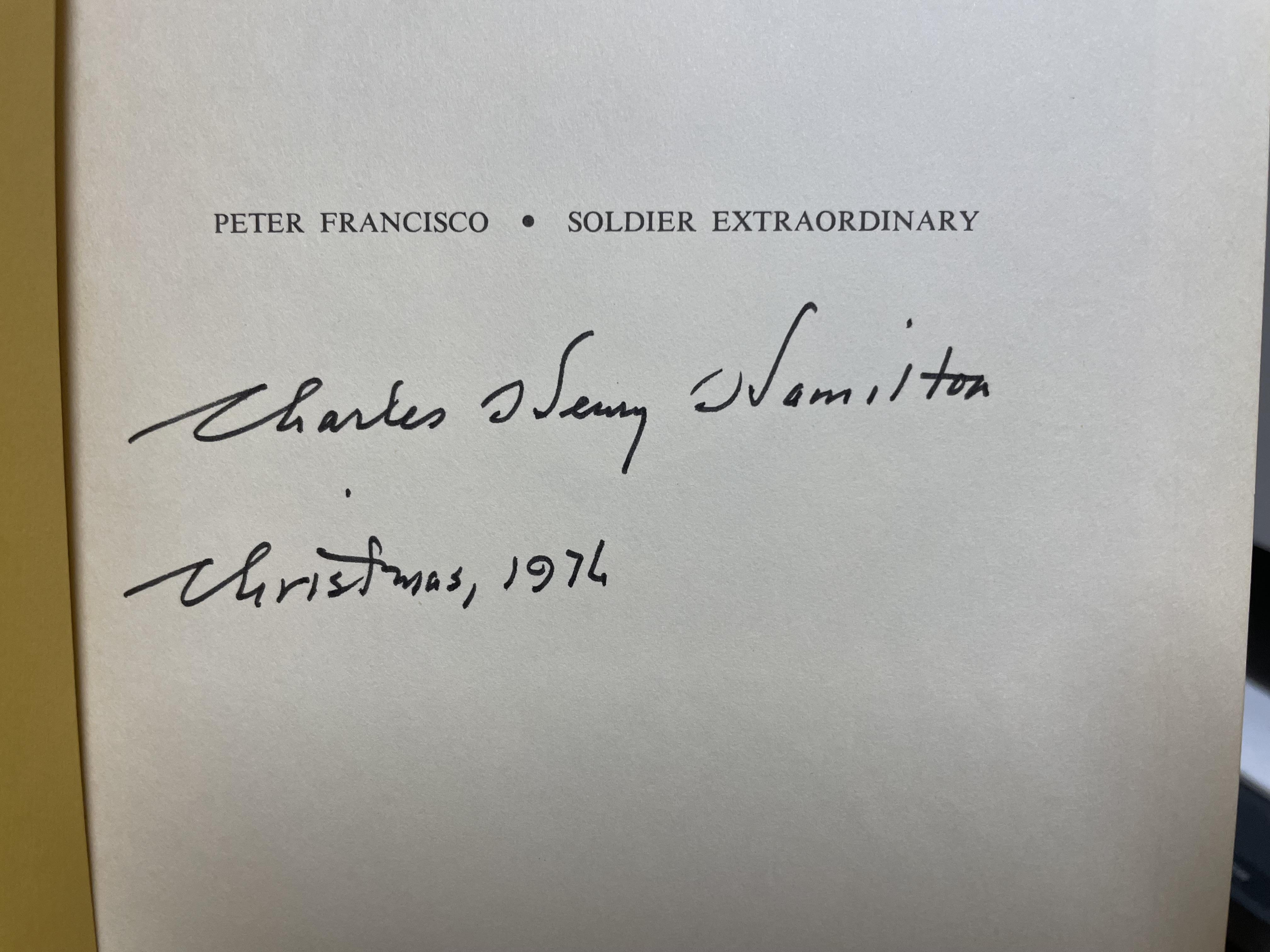 Peter Francisco, soldier extraordinary: Most famous private soldier of ...