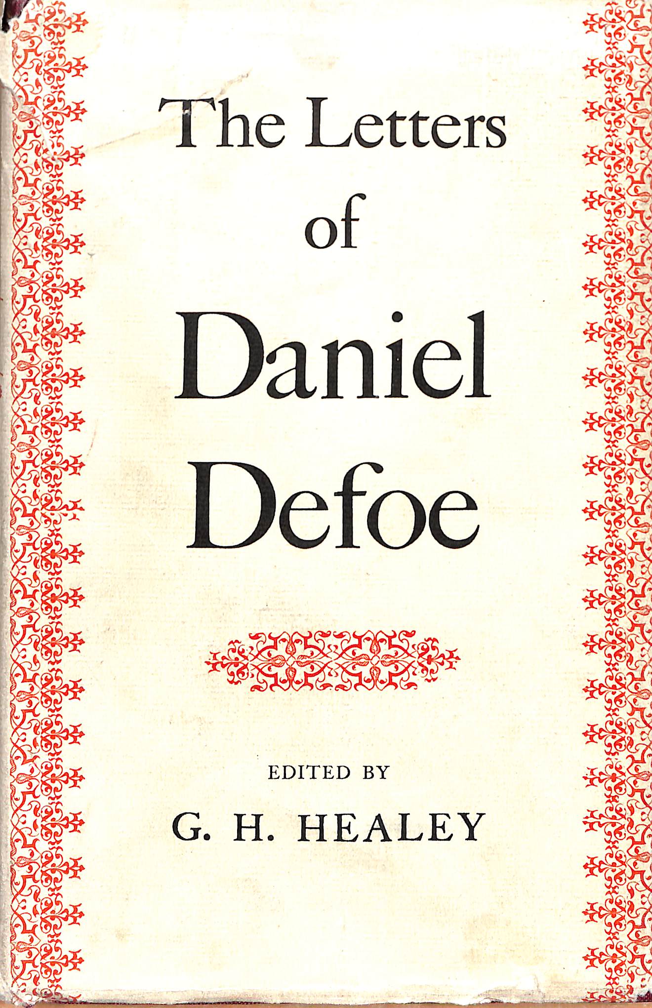 THE LETTERS OF DANIEL DEFOE.: Good hardcover (1955) | WeBuyBooks