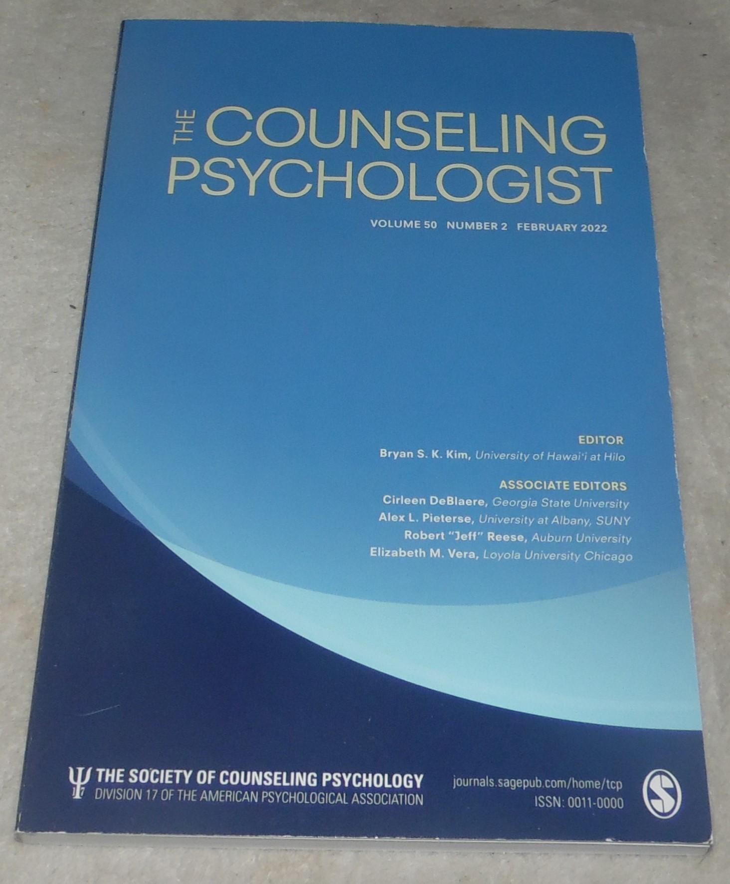 TCP The Counseling Psychologist Volume 50 Number 2 February 2022 ...