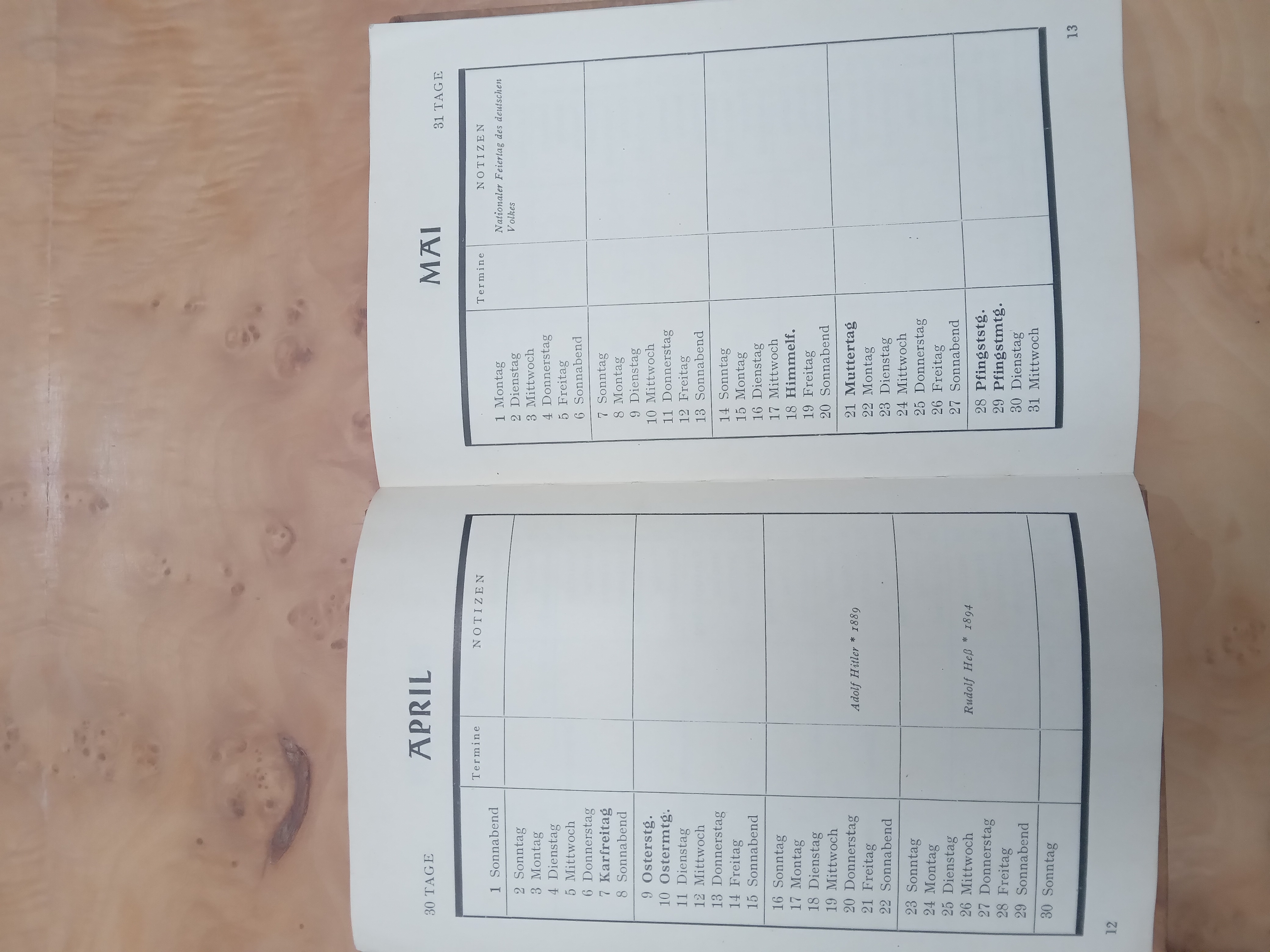Kalender des deutschen Metallarbeiters 1939 von Walter Lehmann: Gut ...