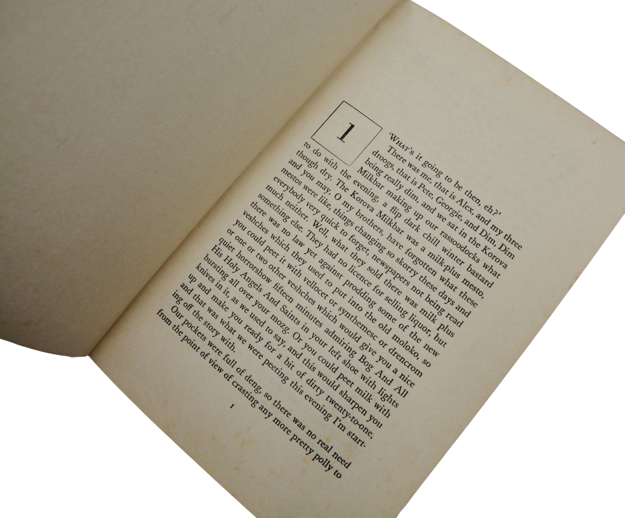 A Clockwork Orange by Burgess, Anthony: Near Fine (1962) First Edition ...
