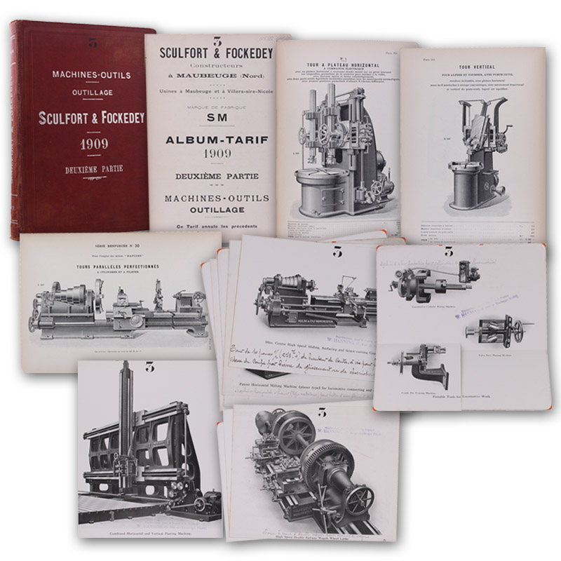 Album-Tarif 1909. 2ème Partie: Machines-outils, outillage. by Sculfort ...