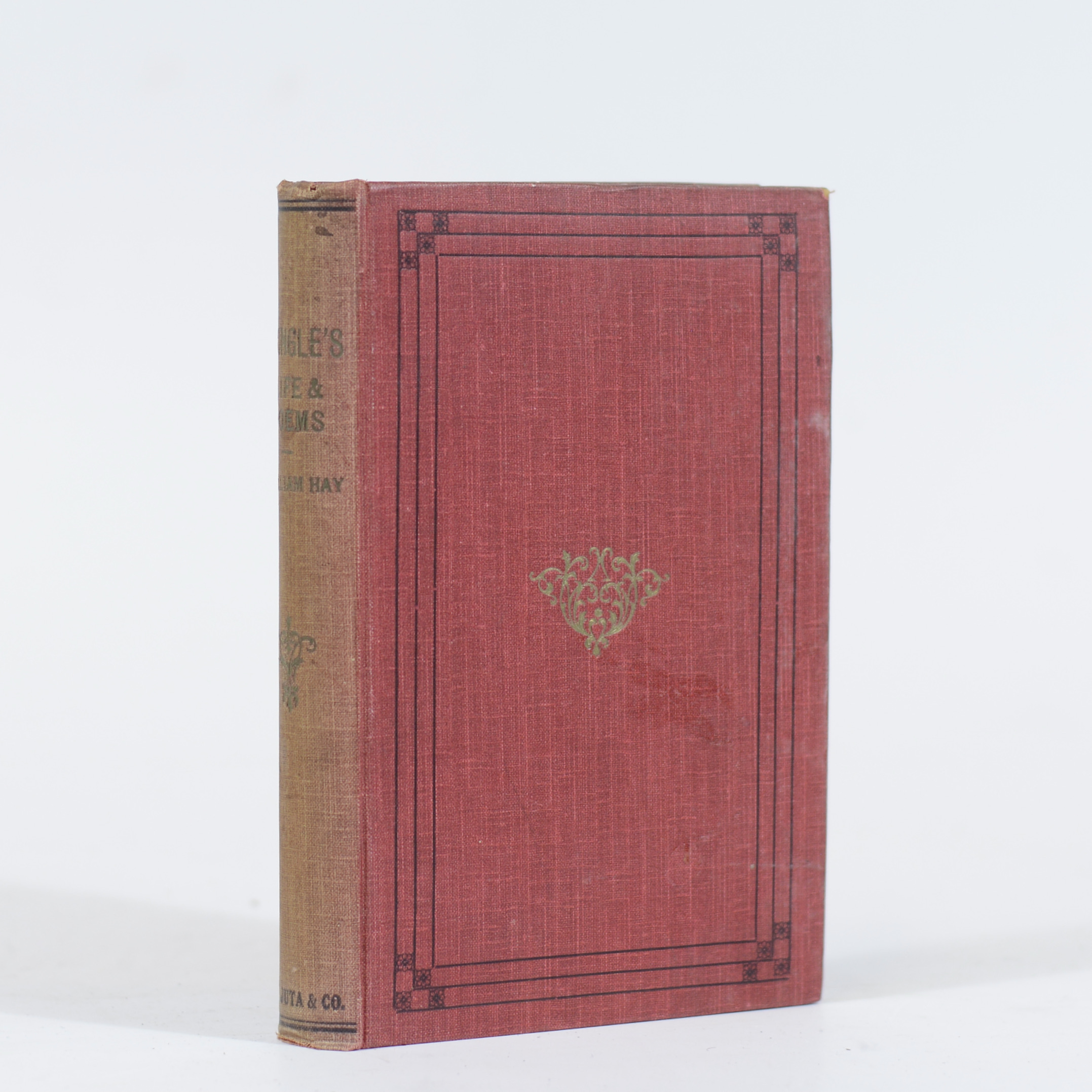 Thomas Pringle. His Life, Times and Poems by Hay, William: Good. (1912 ...
