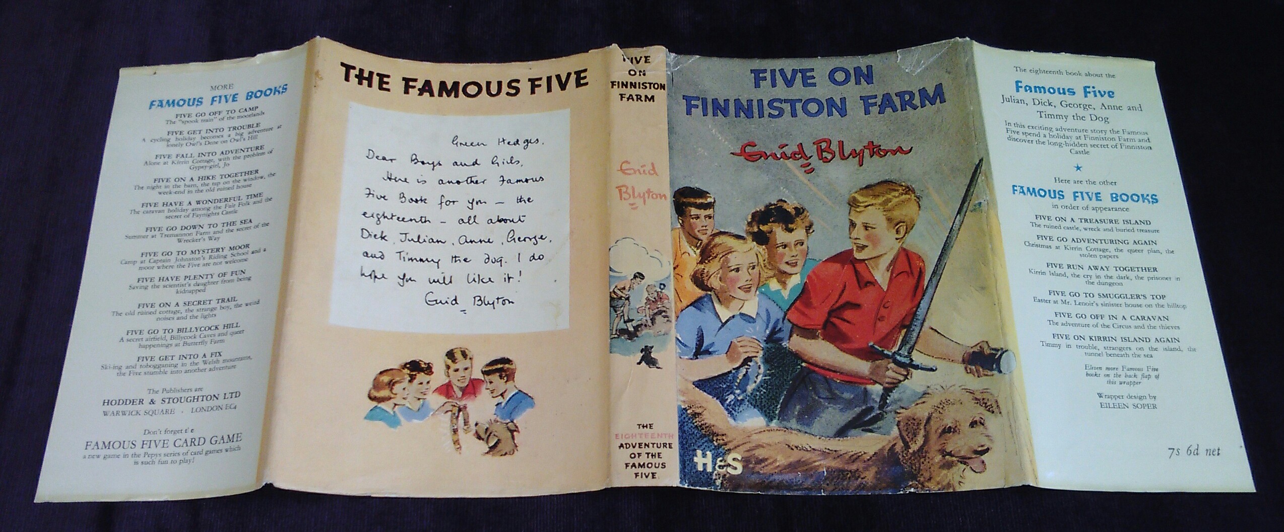 Five on Finniston Farm by Enid Blyton: Near Fine Hardcover (1960) 1st ...
