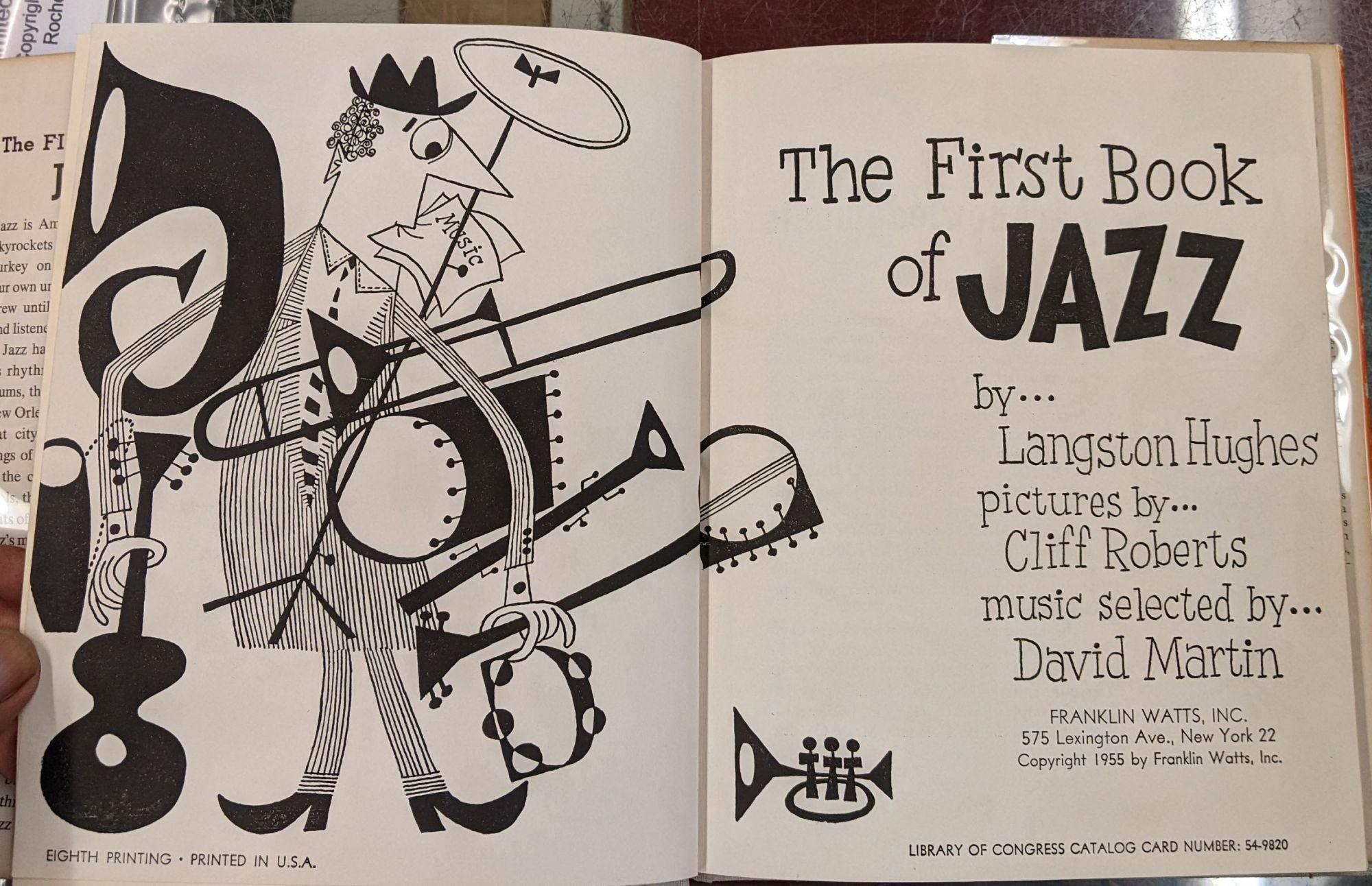 The First Book of Jazz by Langston Hughes: Very good Hardcover (1955 ...