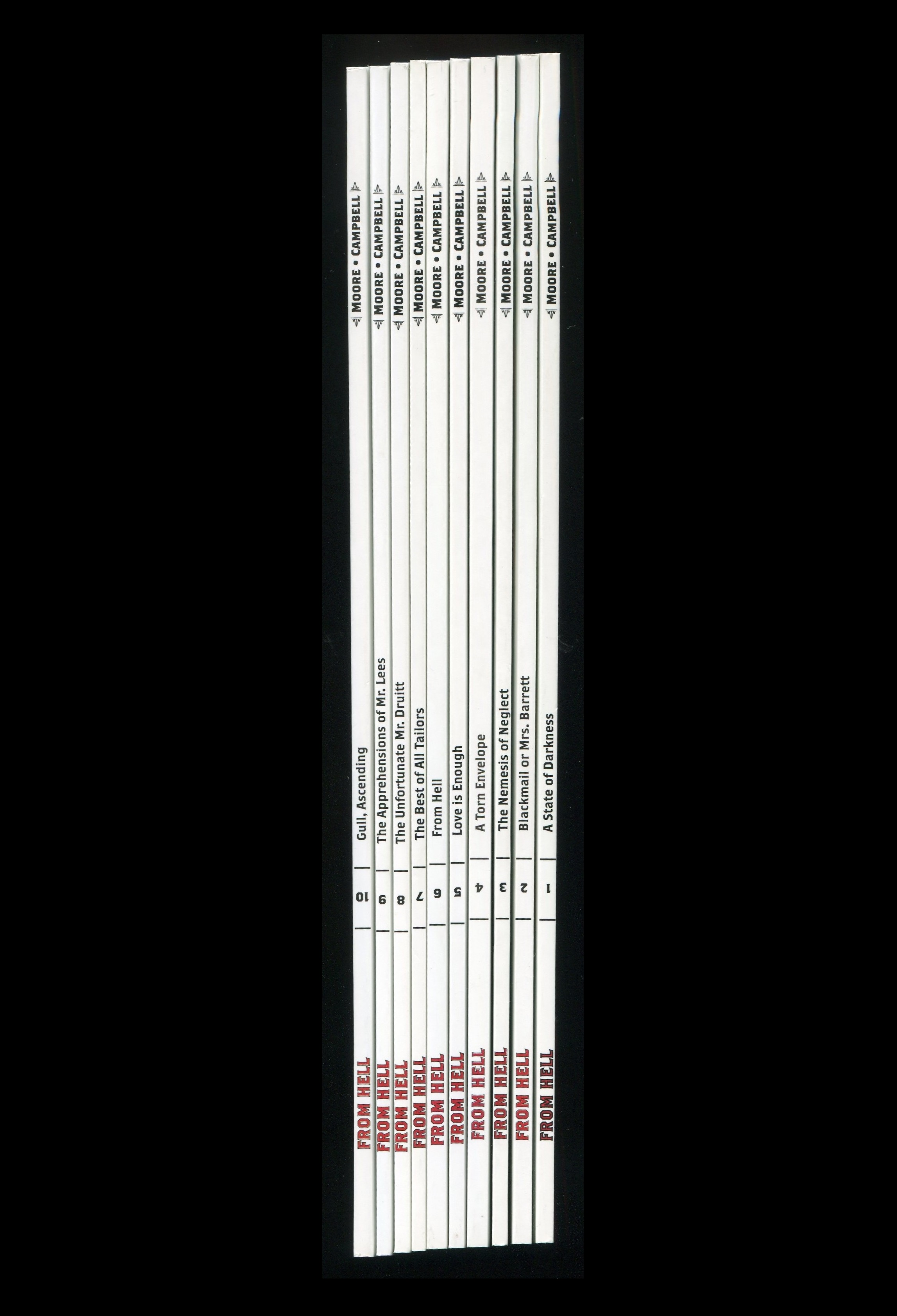 From Hell Master Edition TPB Set 1-2-3-4-5-6-7-8-9-10 Lot Alan Moore ...