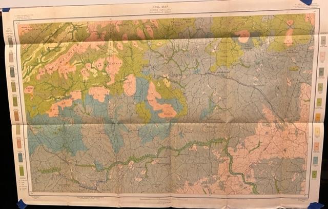 MAP: " Soil Map: Taylorsville, North Caroliina Sheet #7" by Bonsteal, C ...