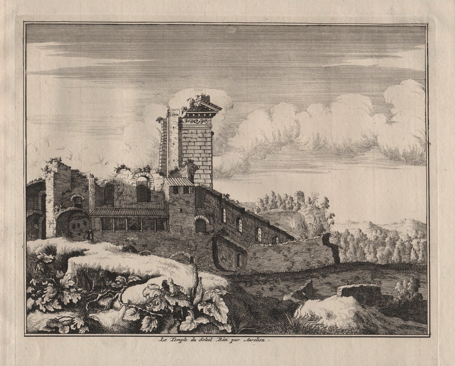 "Le temple du Soleil Bati par Aurelian" - Roma Rome Rom Tempio del Sole ...