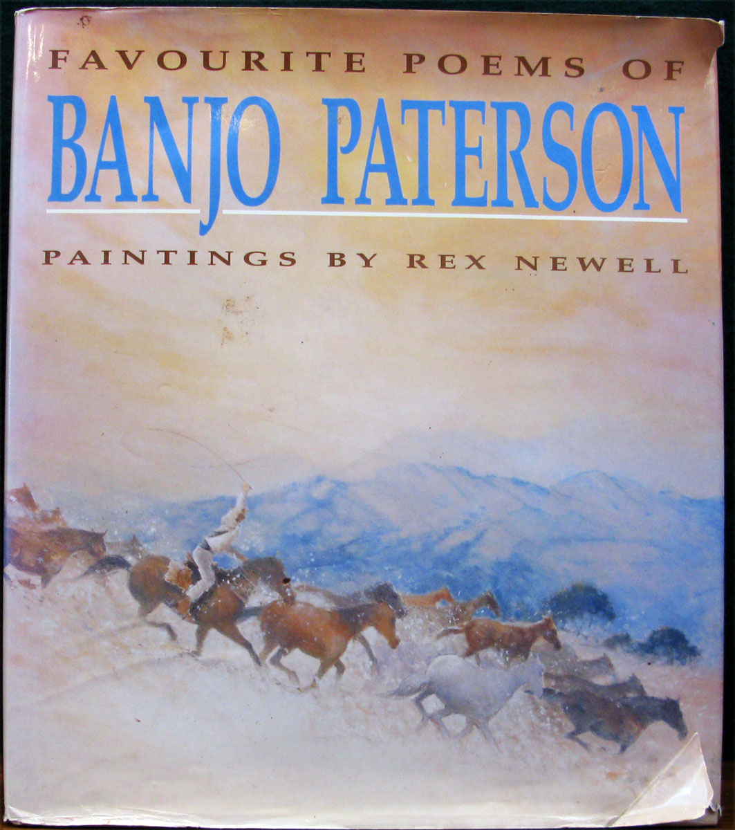 FAVOURITE POEMS OF BANJO PATERSON. Paintings by Rex Newell. by PATERSON ...