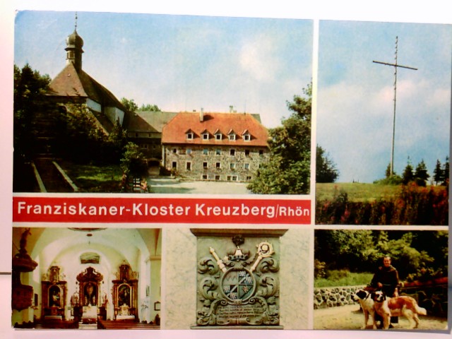 Bischofsheim. Franziskaner - Kloster Kreuzberg / Rhön. Alte ...