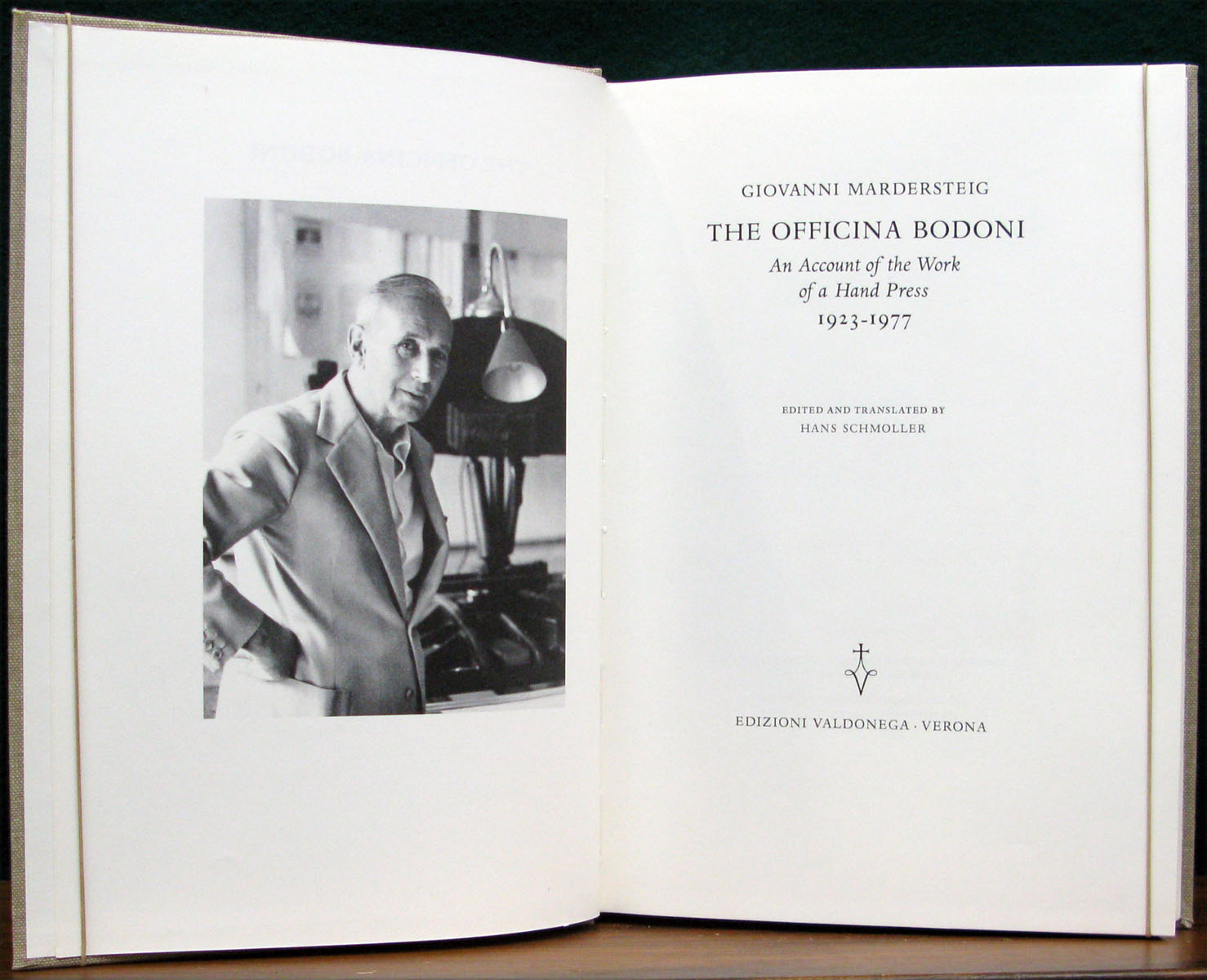 THE OFFICINA BODONI. An Account of the Work of a Hand Press 1923-1977 ...