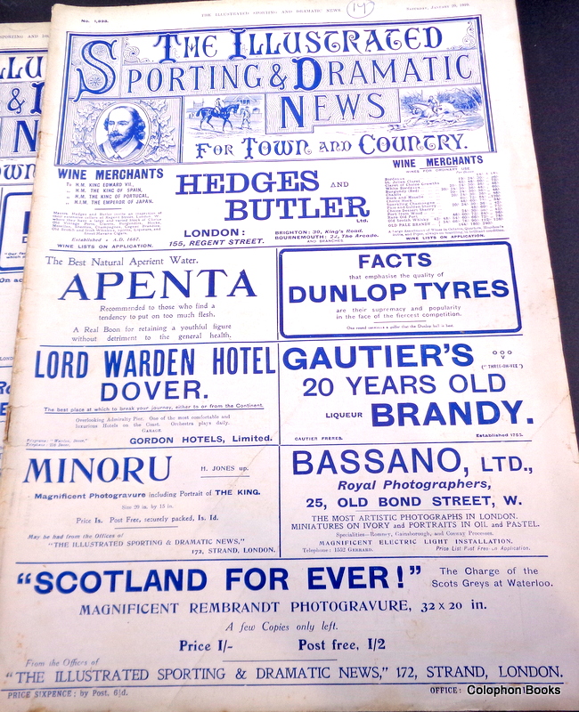 The Illustrated Sporting and Dramatic News. January 29th 1910 (single ...