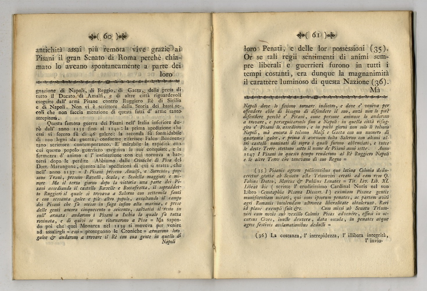 Orazione accademica sull'istoria militare pisana del dott. Gio. Batista ...