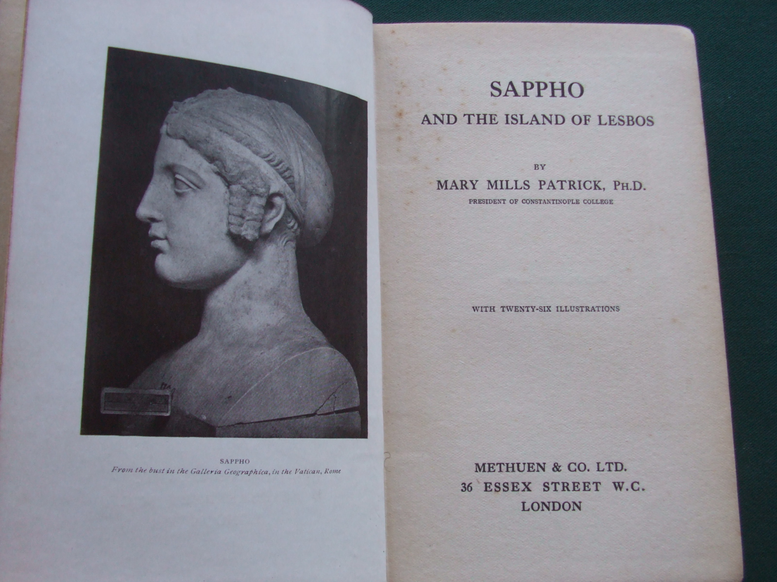 Sappho and the Island of Lesbos by Patrick Mary Mills: Near Very Good ...