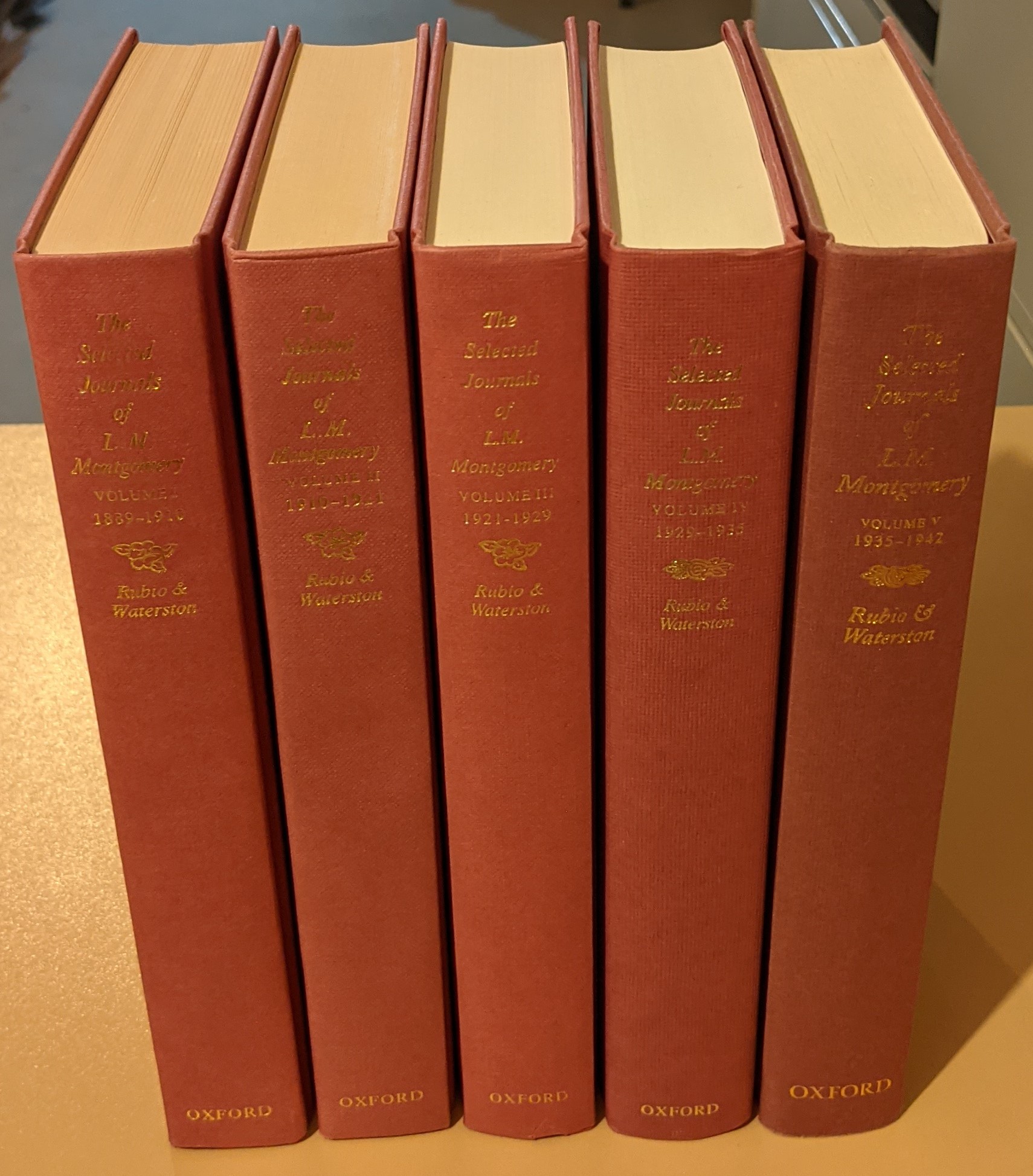 The Selected Journals of L. M. Montgomery Vol. I 1889-1910, Vol. II ...