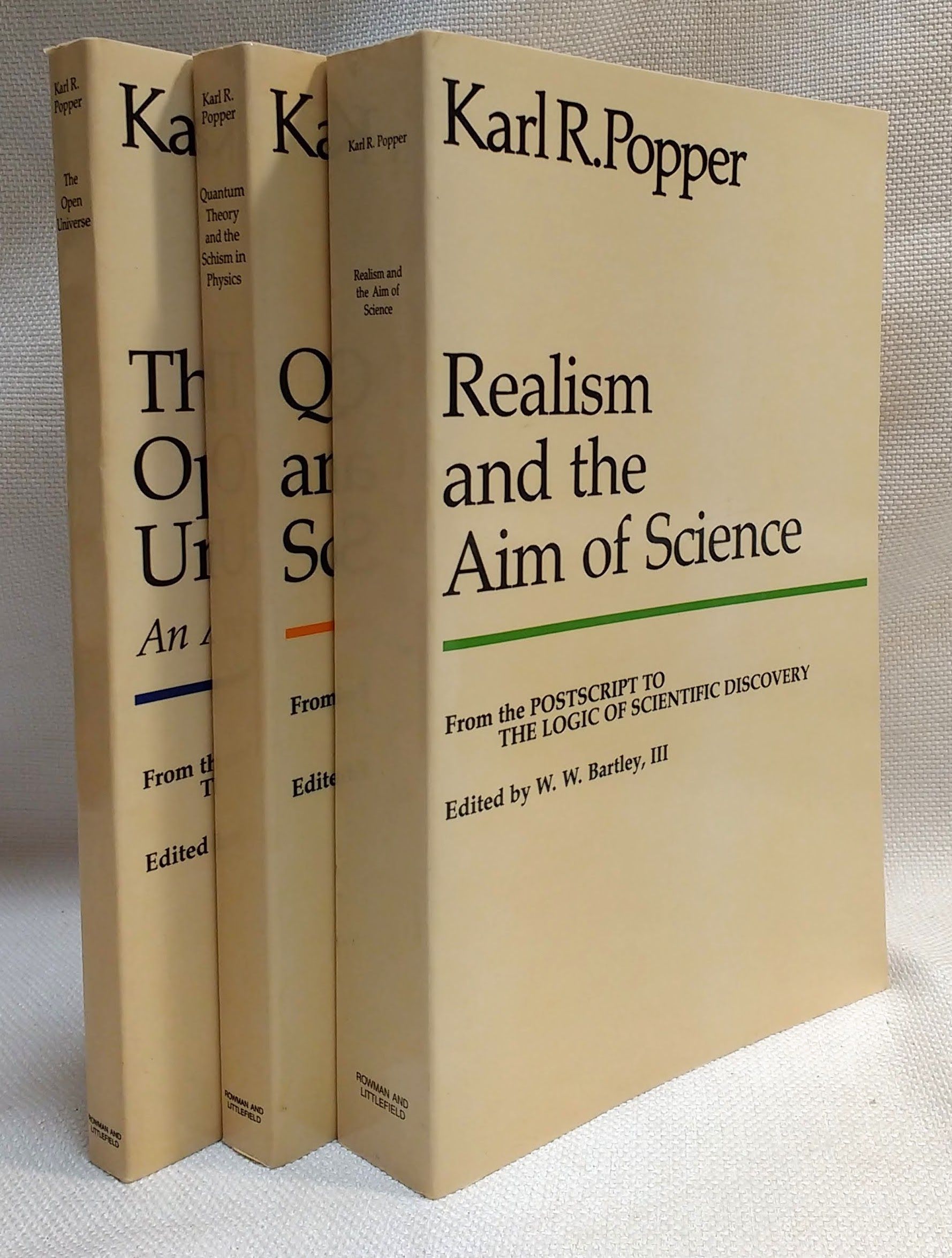 Realism and the Aim of Science / The Open Universe: An Argument for ...