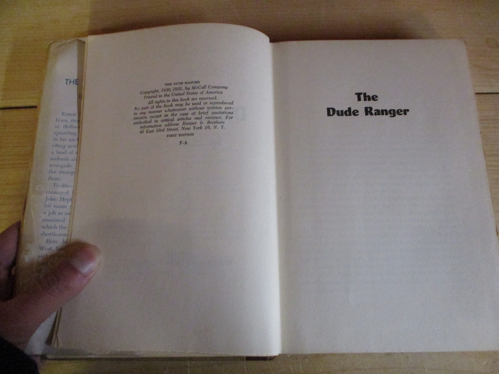 The Dude Ranger by Grey, Zane: Very Good Hardcover (1951) 1st Edition ...