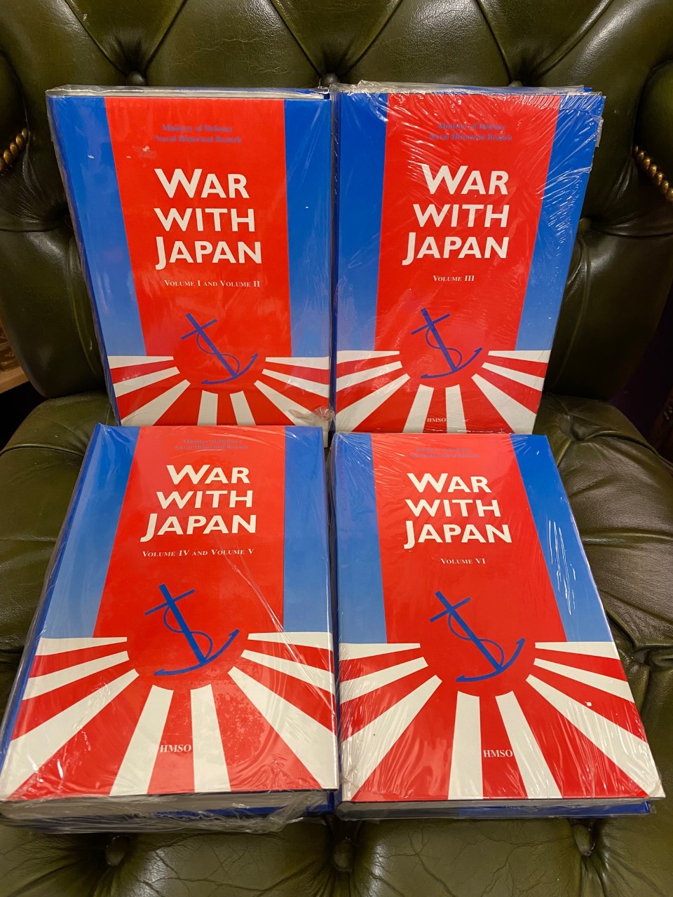 War with Japan [Six Volumes in Four Books with map sets] by Ministry of ...
