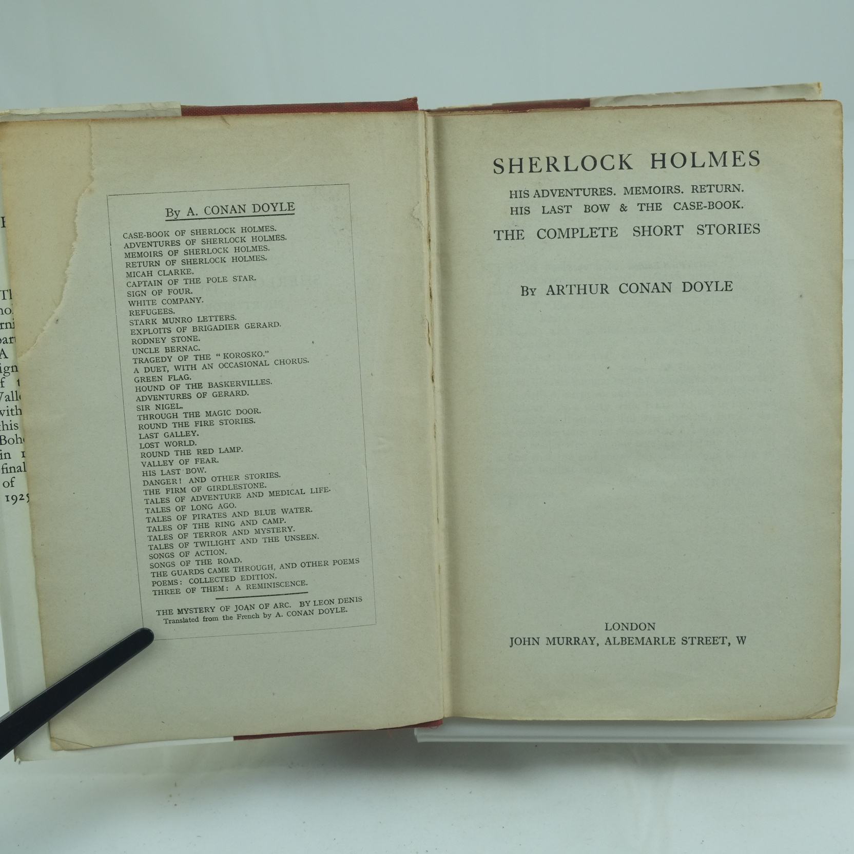 The Complete Sherlock Holmes Long and Short Stories by Arthur Conan ...